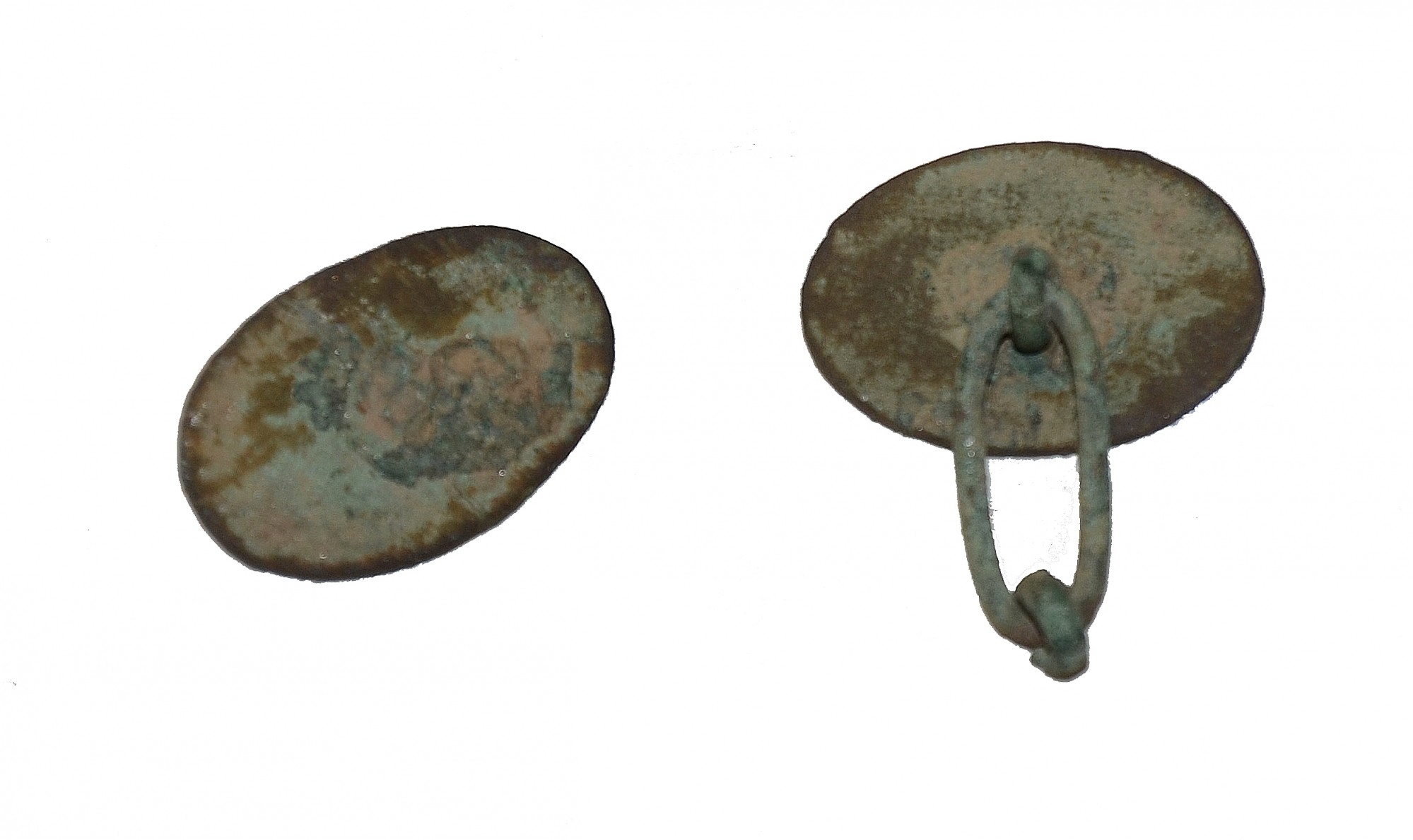 CIRCA 1810 NAVAL OFFICER’S CUFFLINKS FROM EAST CAVALRY FIELD GETTYSBURG ...