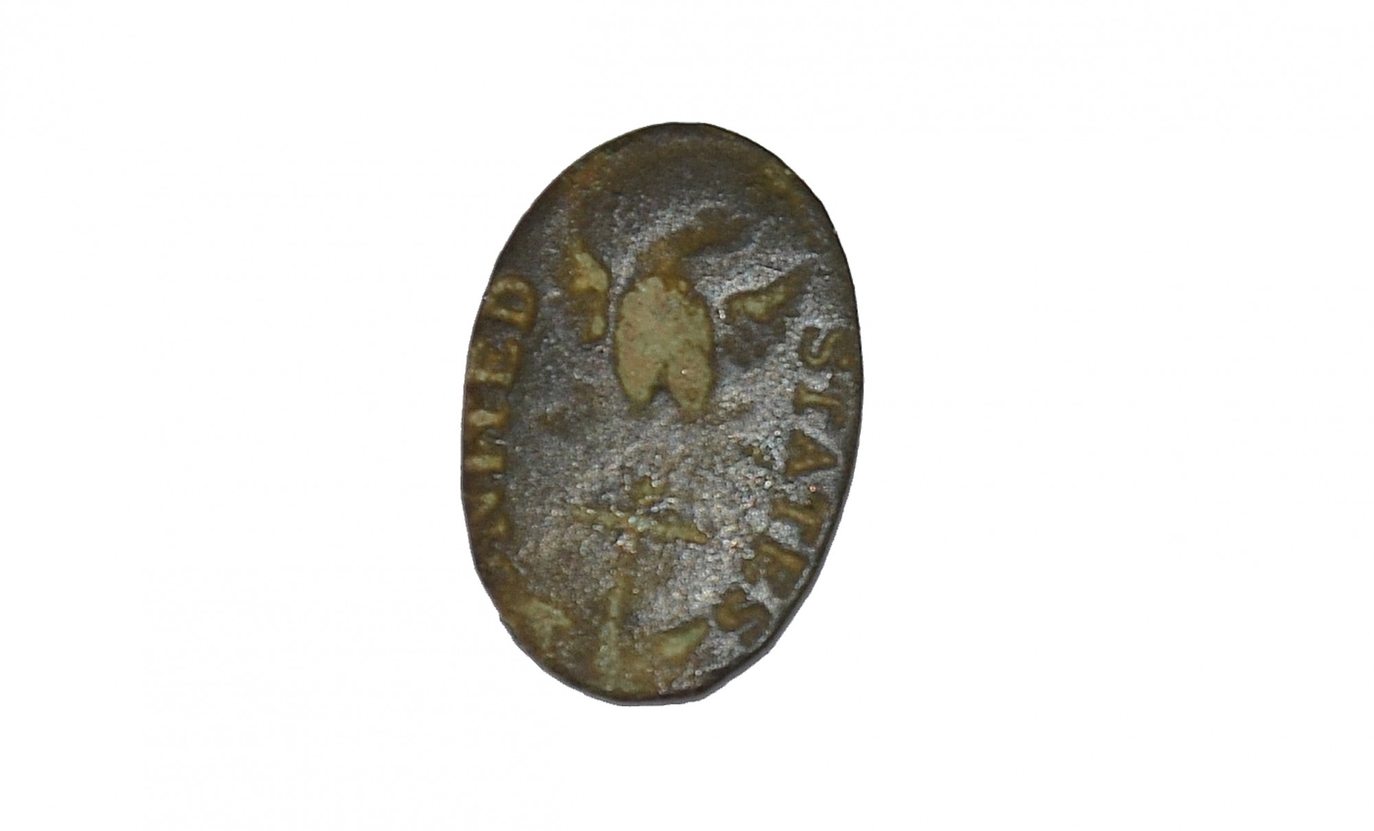 CIRCA 1810 NAVAL OFFICER’S CUFFLINK FROM EAST CAVALRY FIELD GETTYSBURG ...