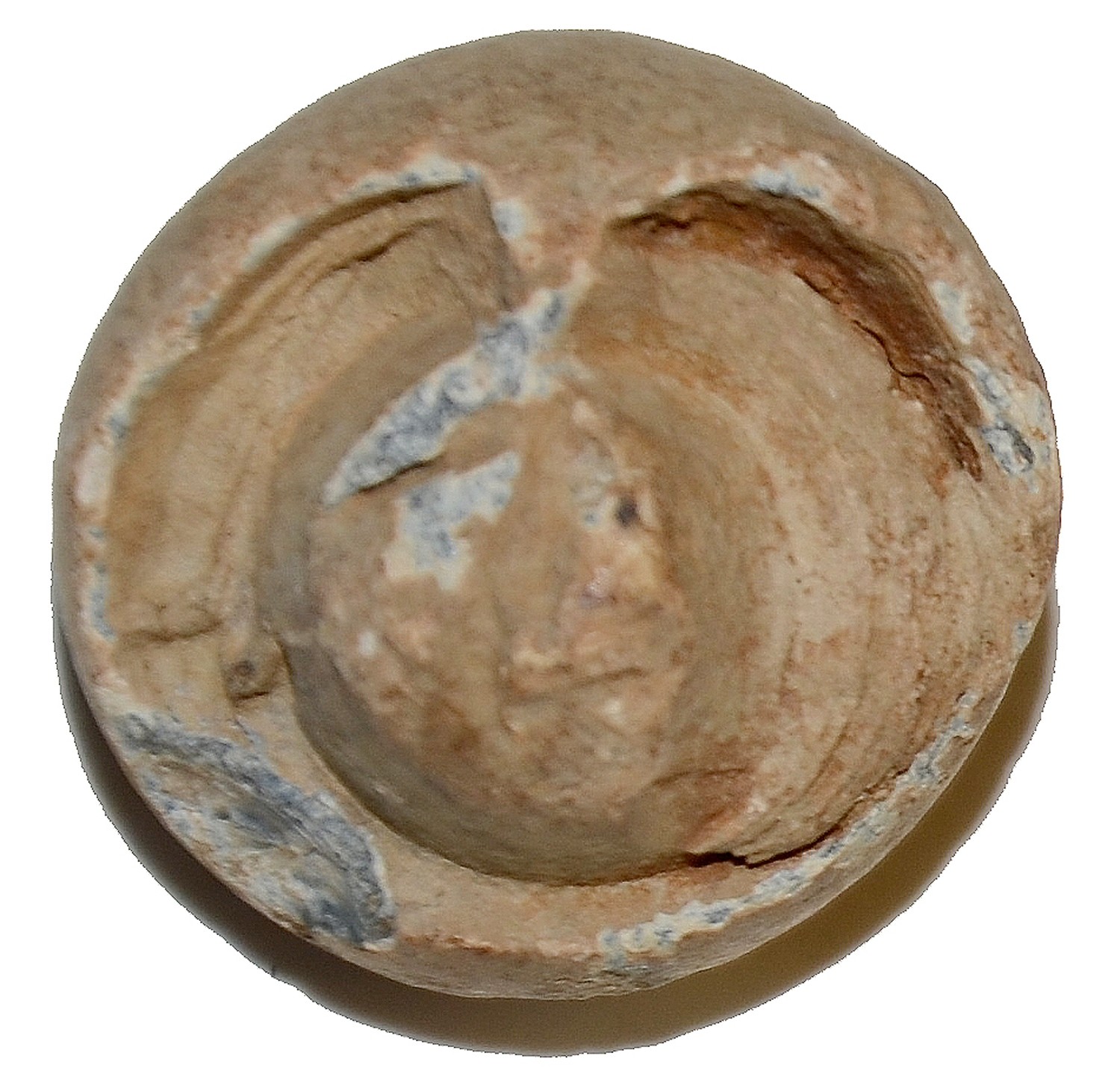 CARVED US/CS .69 CALIBER ROUND MUSKET BALL – GETTYSBURG — Horse Soldier