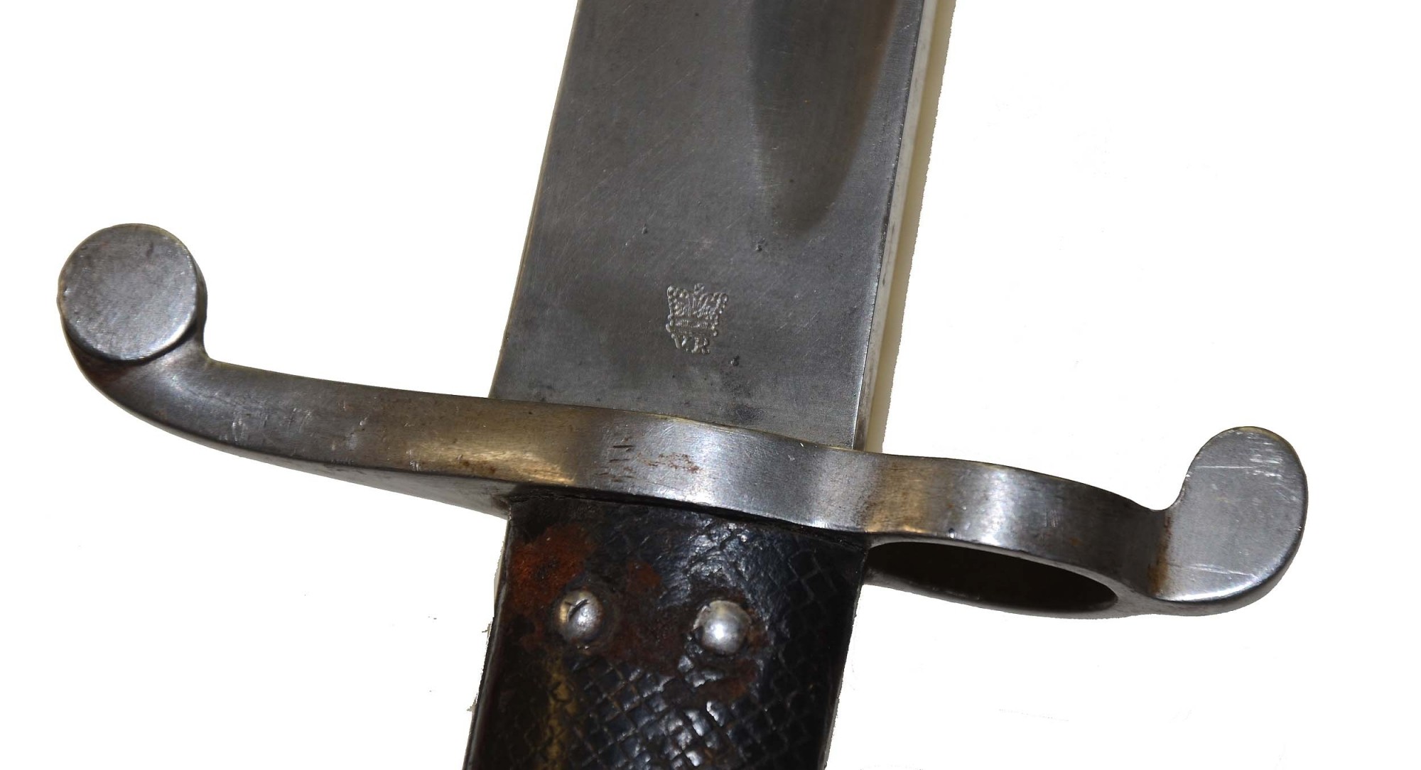 BRITISH PATTERN 1856 “2 BAND” ENFIELD SABRE BAYONET WITH THE ORIGINAL ...