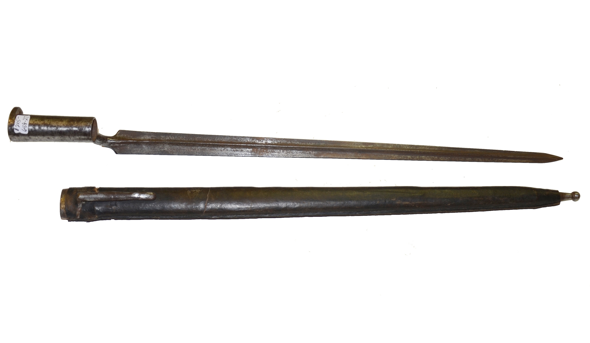 MODEL 1842 AUSTRIAN BAYONET WITH ORIGINAL SCABBARD — Horse Soldier