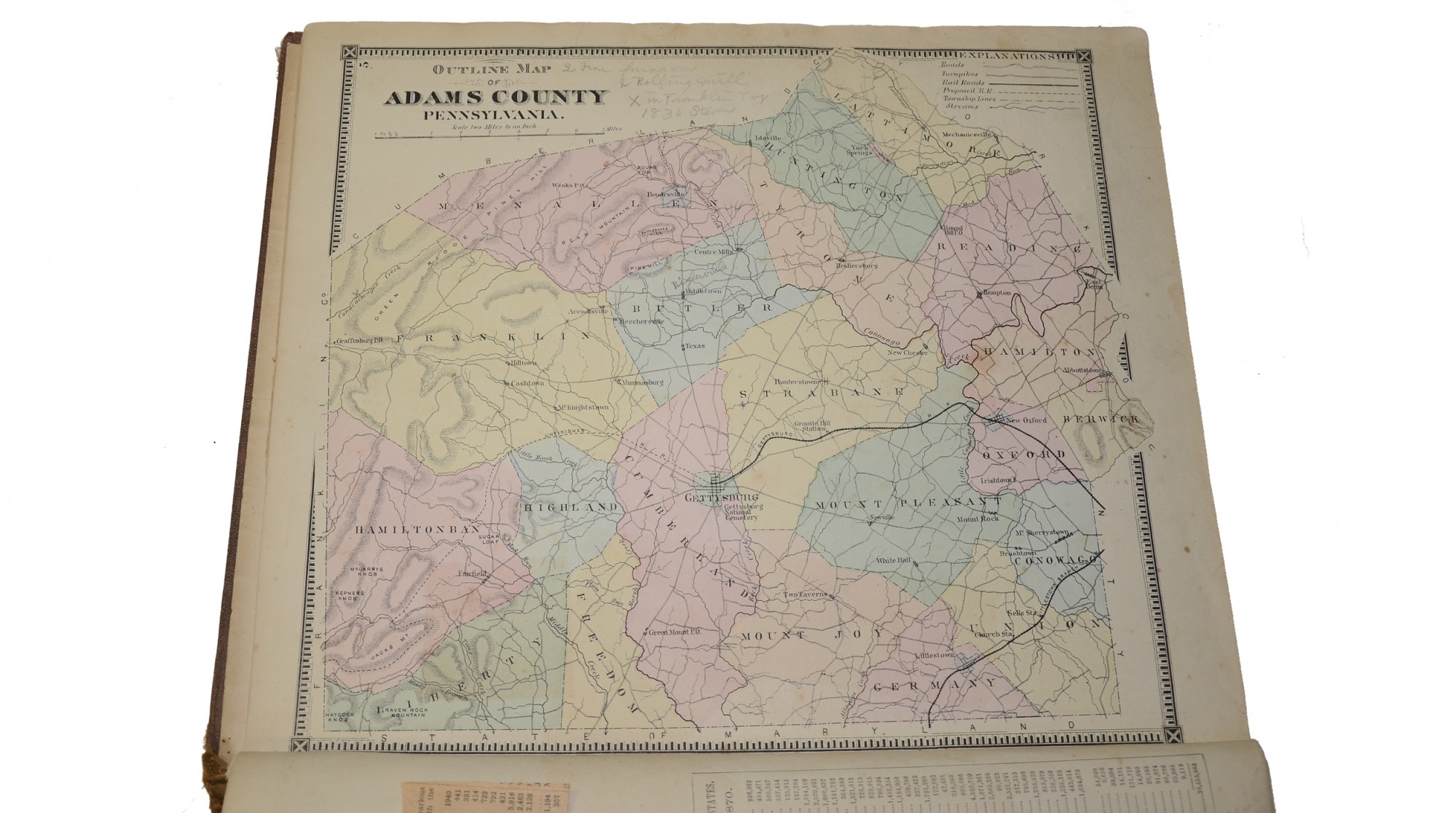 ATLAS OF ADAMS COUNTY, PENNSYLVANIA, 1872 — Horse Soldier