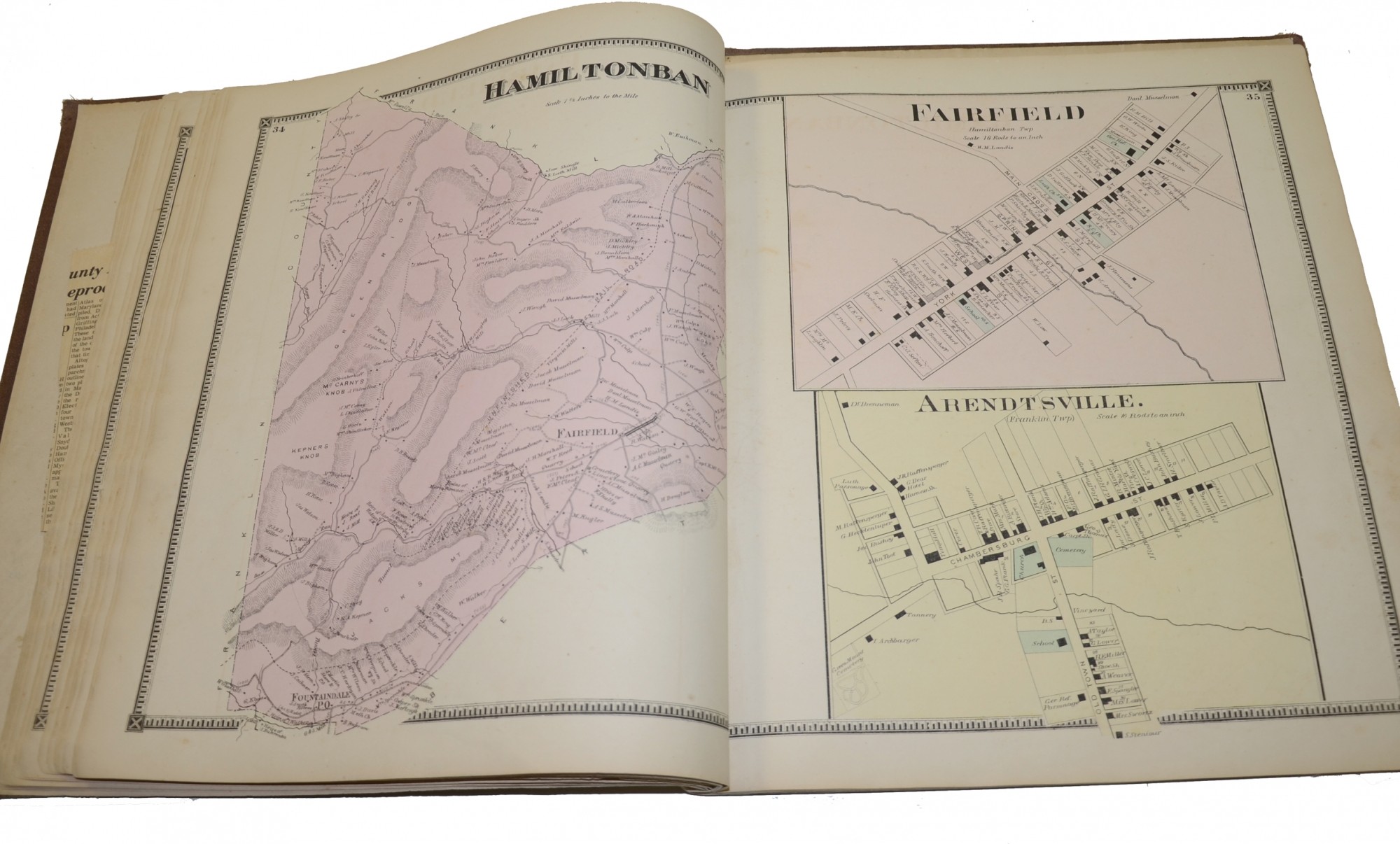 ATLAS OF ADAMS COUNTY, PENNSYLVANIA, 1872 — Horse Soldier