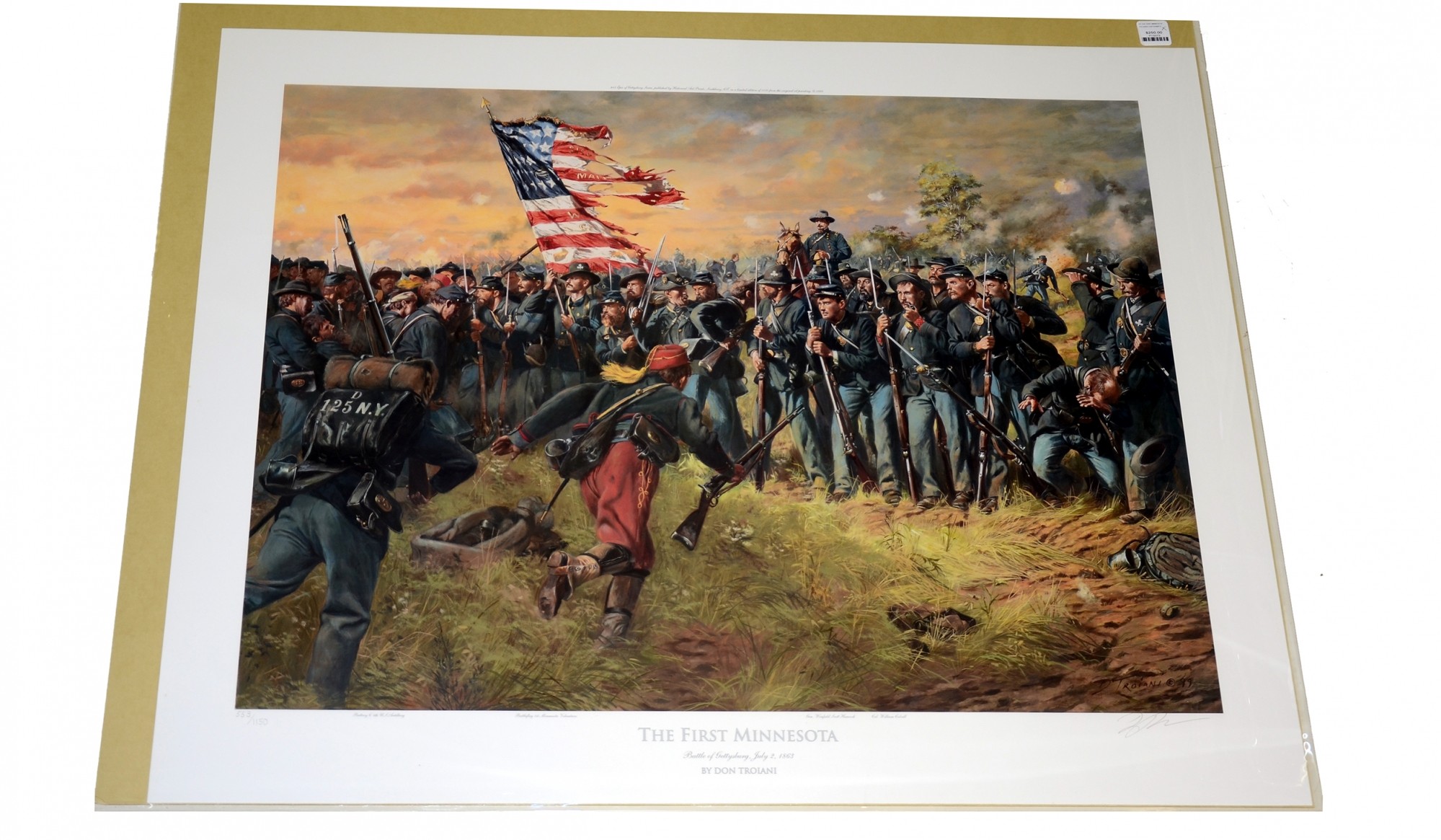 THE FIRST MINNESOTA, BATTLE OF GETTYSBURG, JULY 2, 1863 – DON TROIANI ...