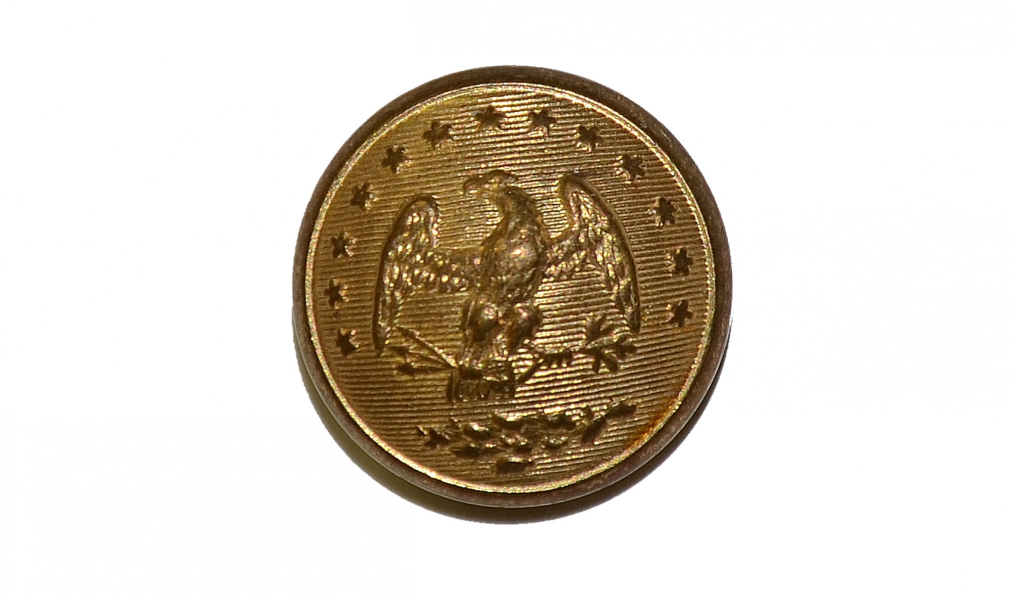 SCARCE FLORIDA TERRITORIAL SEAL CUFF SIZE BUTTON — Horse Soldier