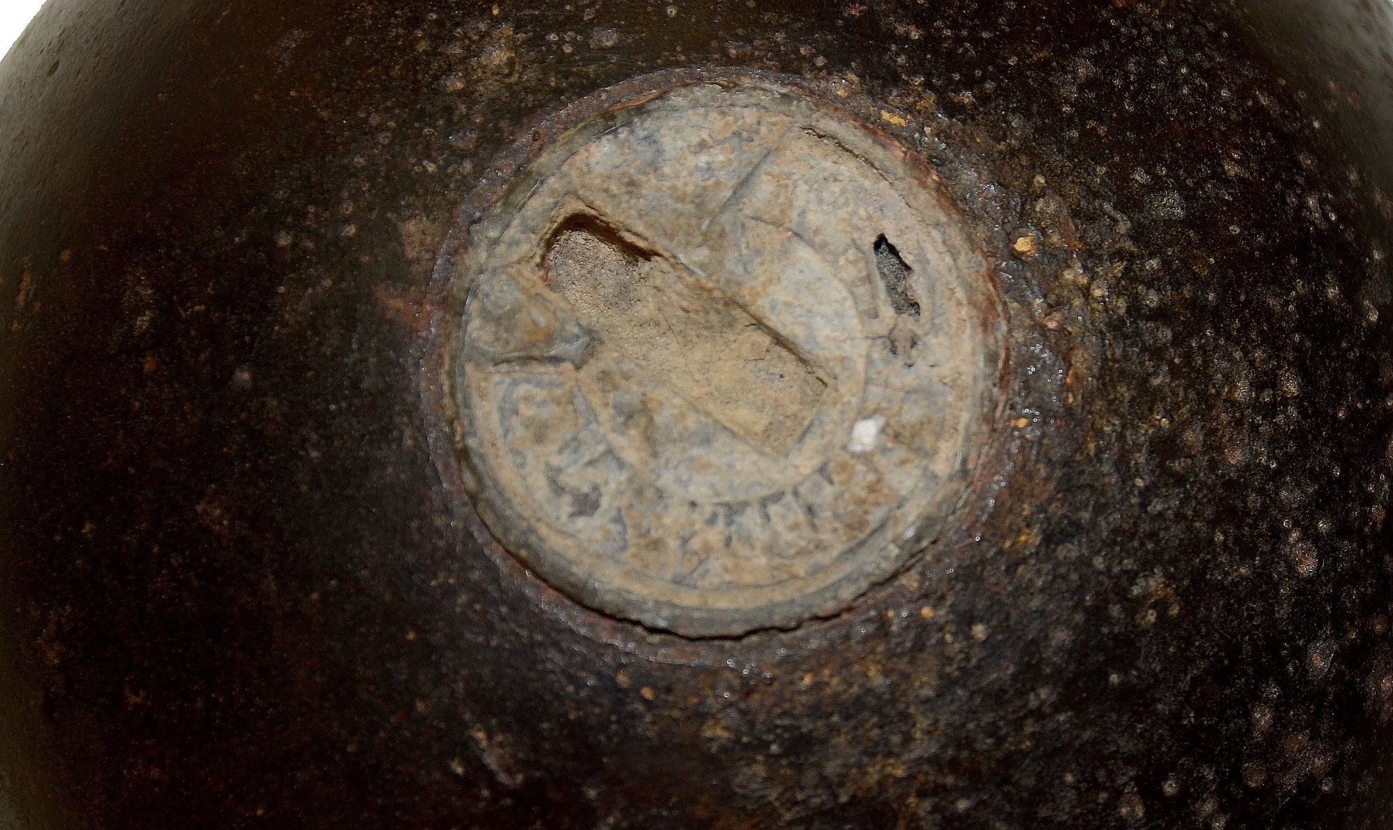 US 5.68 INCH 24 POUNDER BORMANN FUSED CASE-SHOT SPHERICAL SHELL — Horse ...