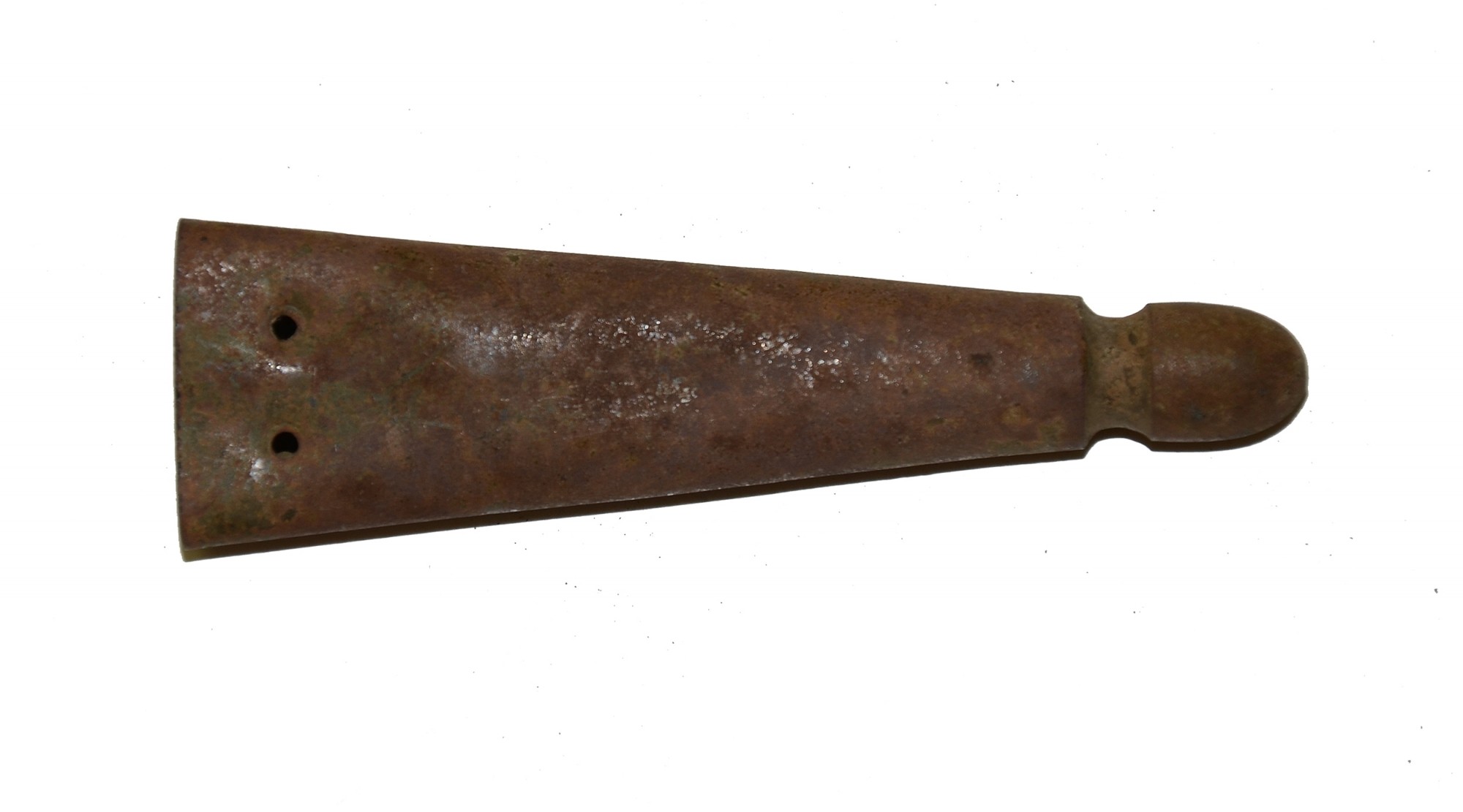 US MODEL 1855 BAYONET SCABBARD TIP RECOVERED AT GETTYSBURG — Horse Soldier