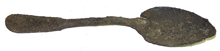 LARGE CAMP SPOON RECOVERED AT CHANCELLORSVILLE, VA — Horse Soldier
