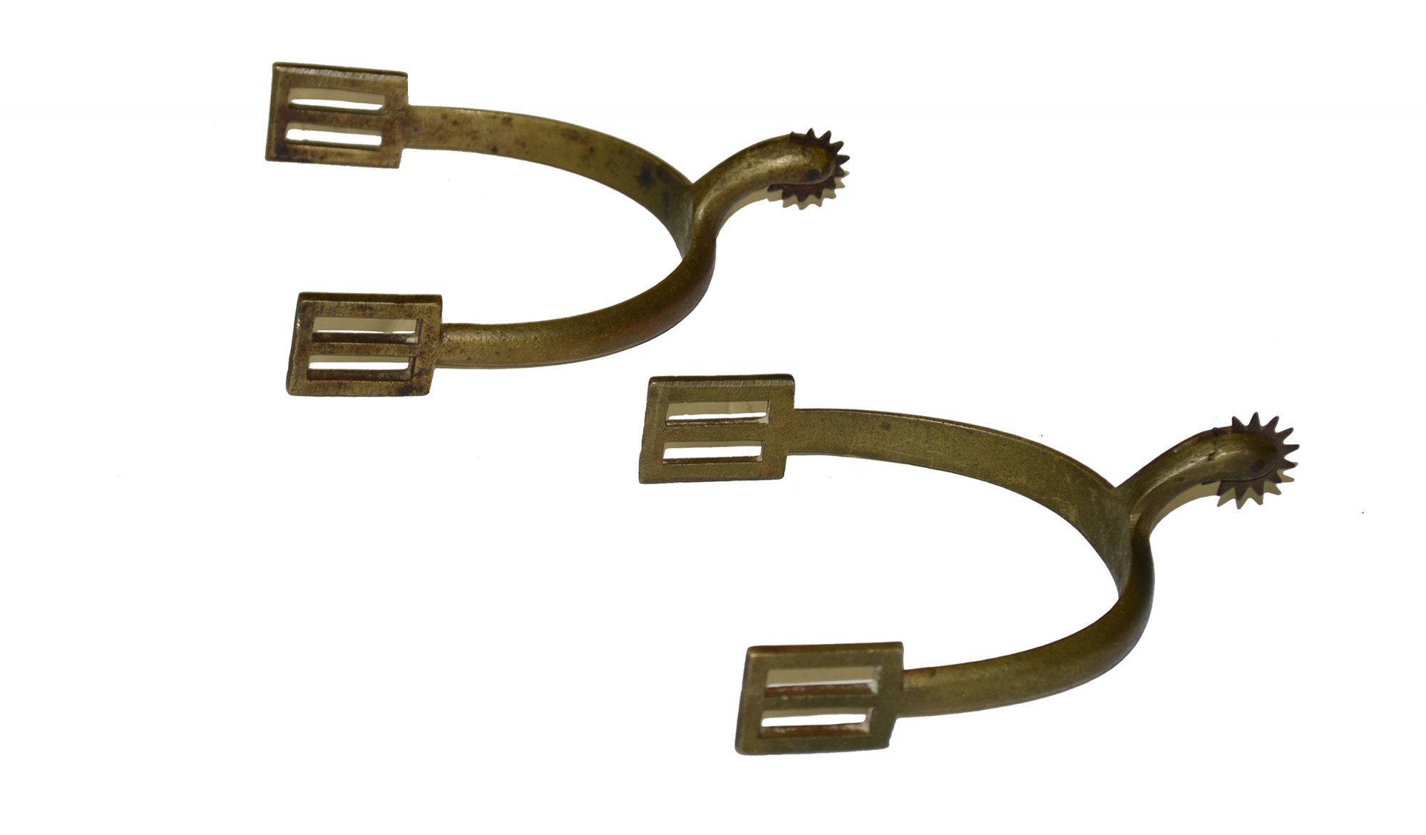 PAIR OF BRASS US CAVALRY SPURS — Horse Soldier