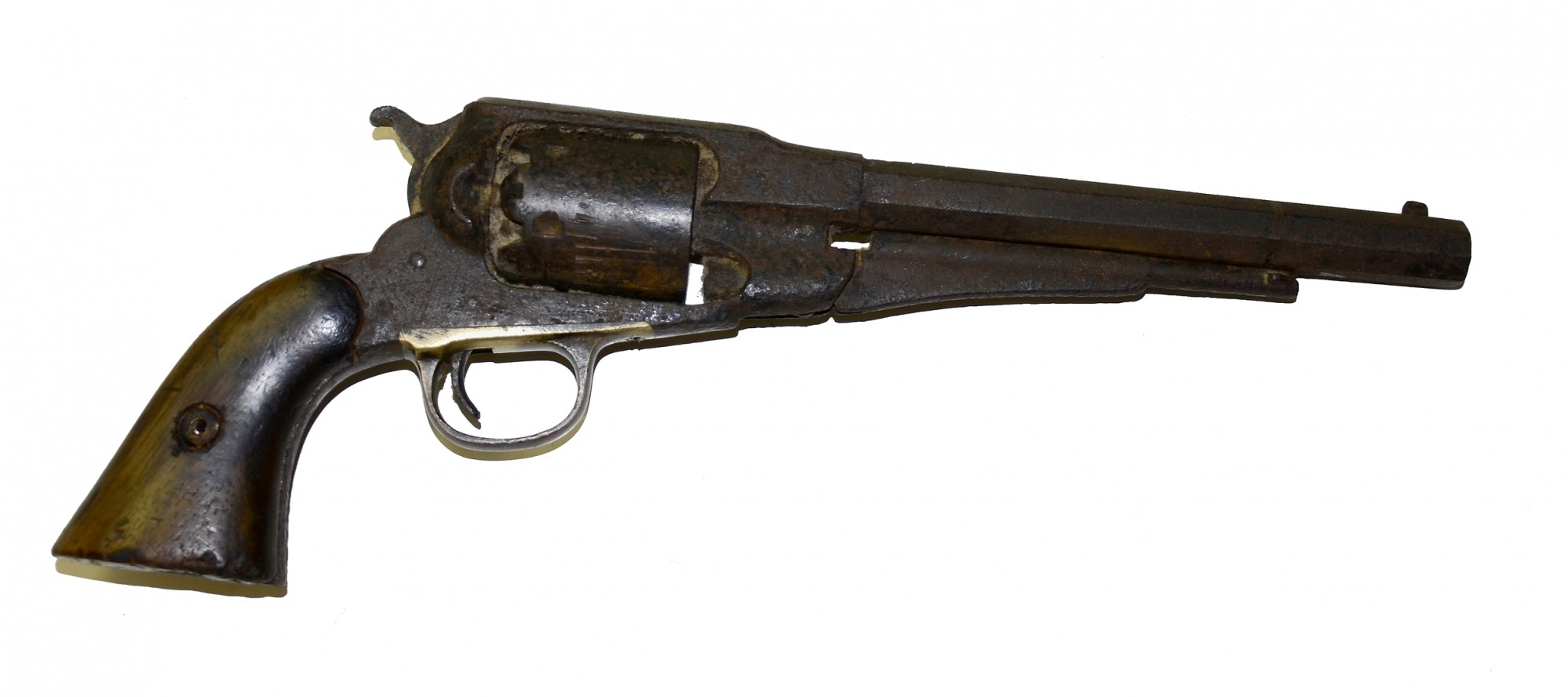 MODEL 1858 ARMY REVOLVER IN RELIC CONDITION FROM UNKNOWN LOCATION ...