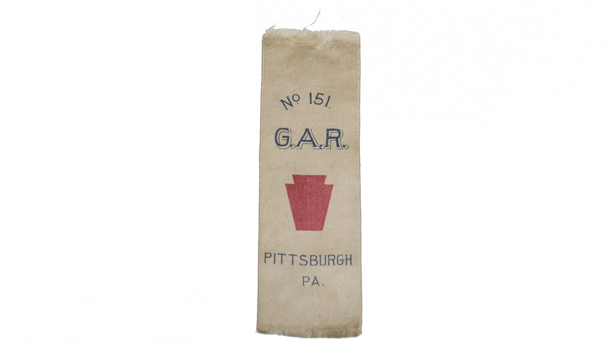 PITTSBURGH, PA GAR POST 151 RIBBON — Horse Soldier