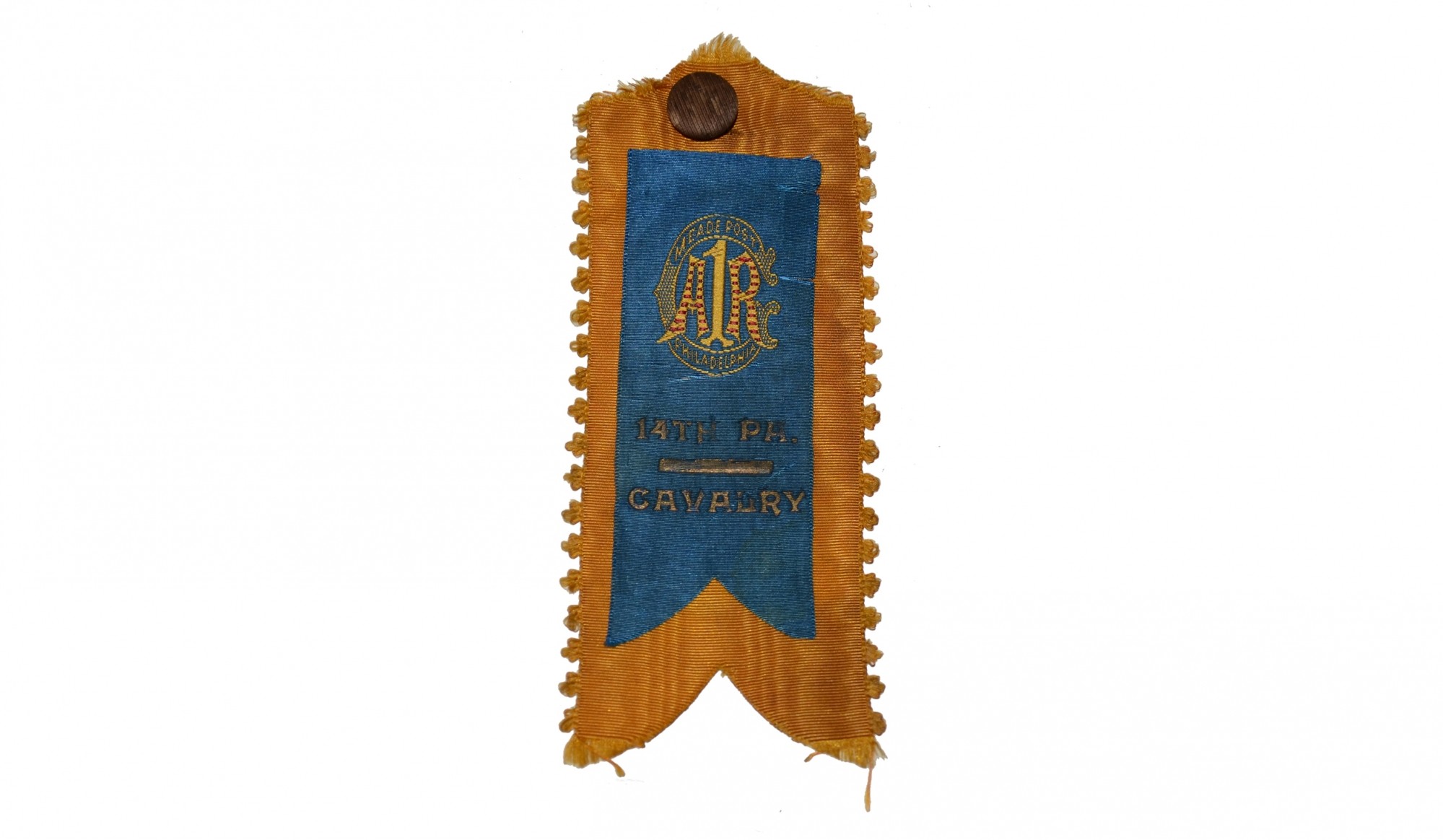MEADE GAR POST 1, 14TH PENNSYLVANIA CAVALRY RIBBON — Horse Soldier