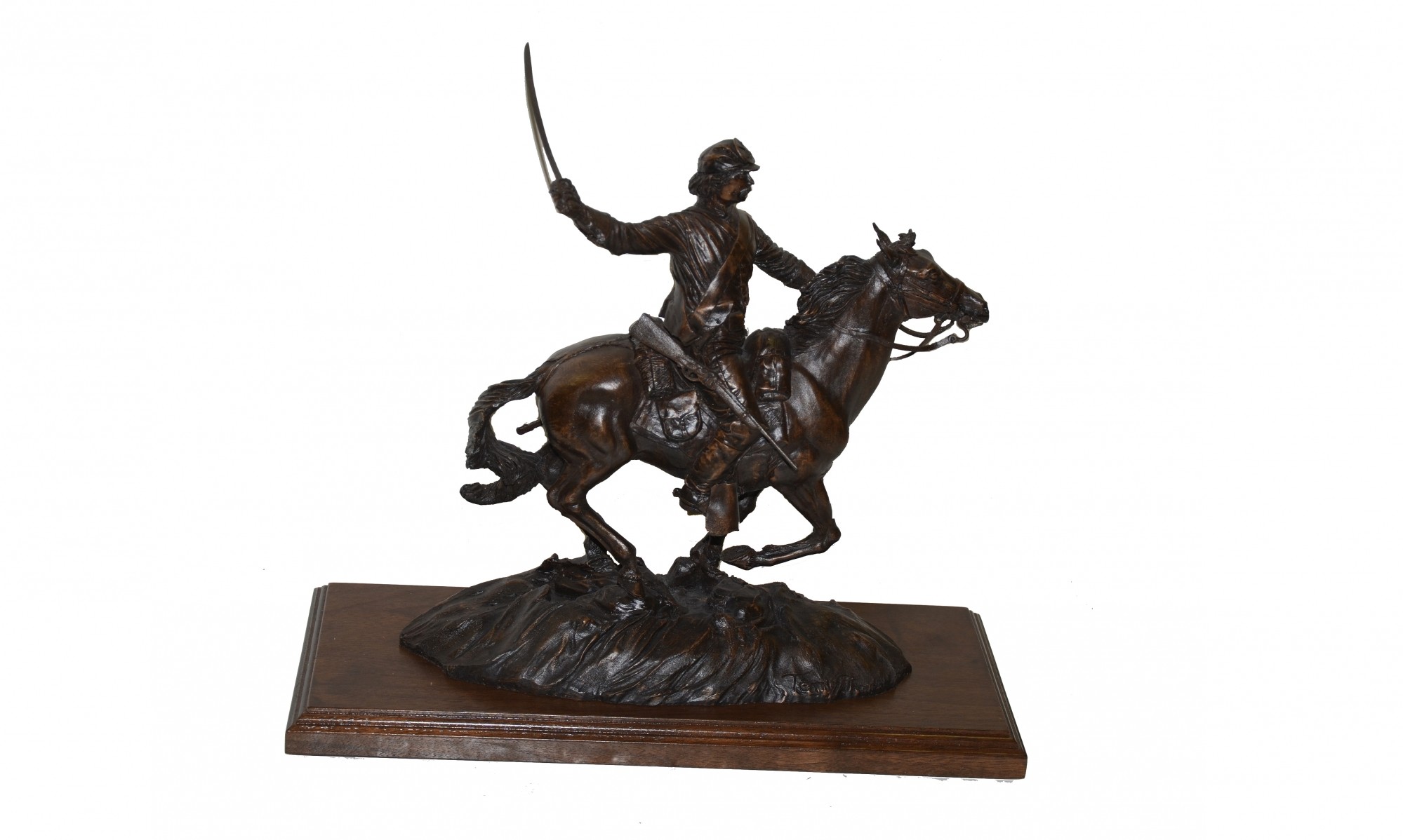 STATUE OF ‘THE UNION CAVALRYMAN’ BY TERRY JONES — Horse Soldier