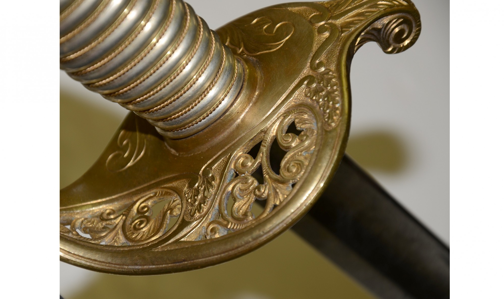 M1850 FOOT OFFICER’S SILVER-HILTED SWORD WITH METAL SCABBARD BY ...