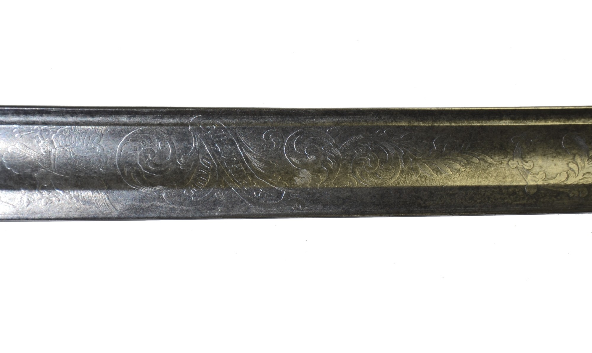 M1850 FOOT OFFICER’S SILVER-HILTED SWORD WITH METAL SCABBARD BY ...