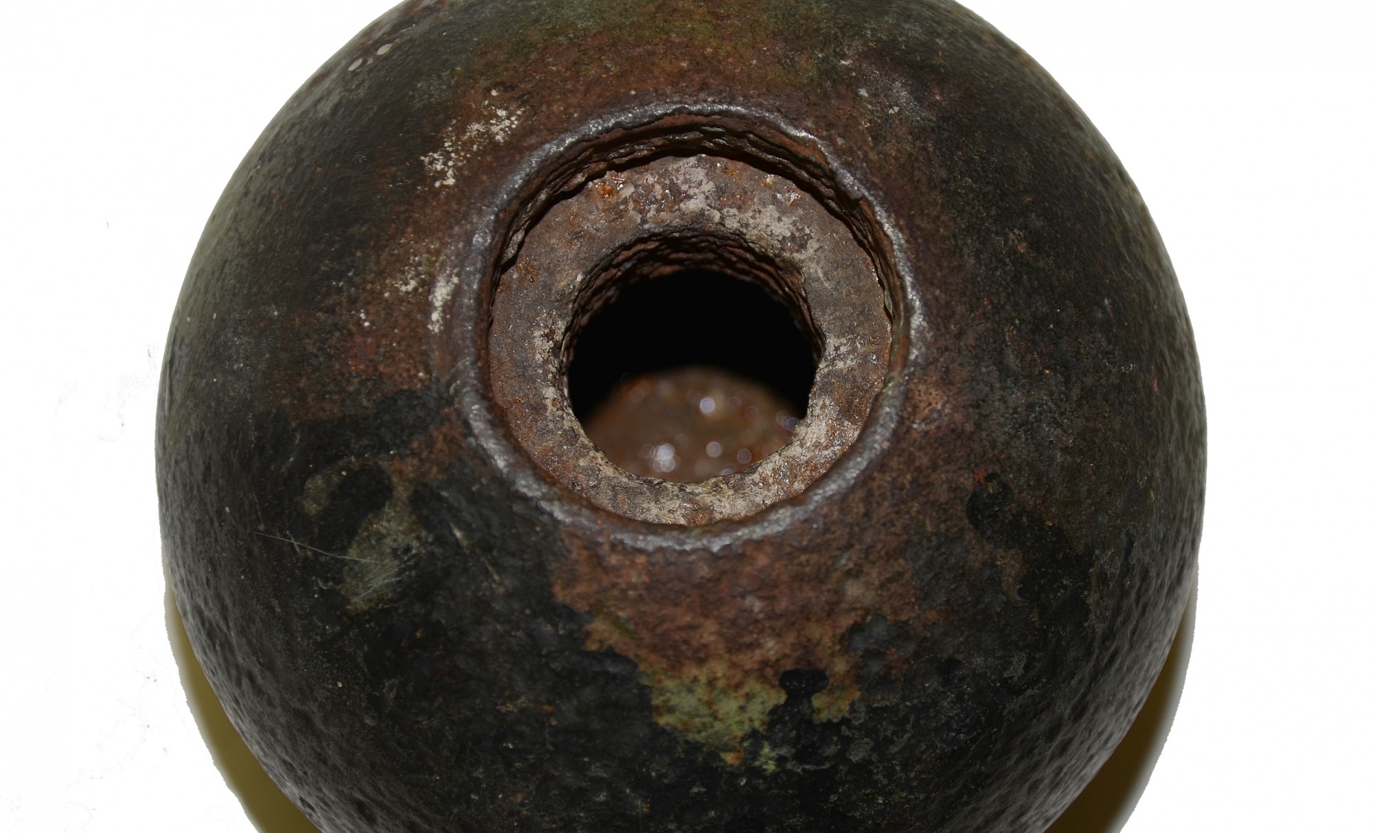 US 12-POUND SPHERICAL BORMAN FUSE SHELL — Horse Soldier
