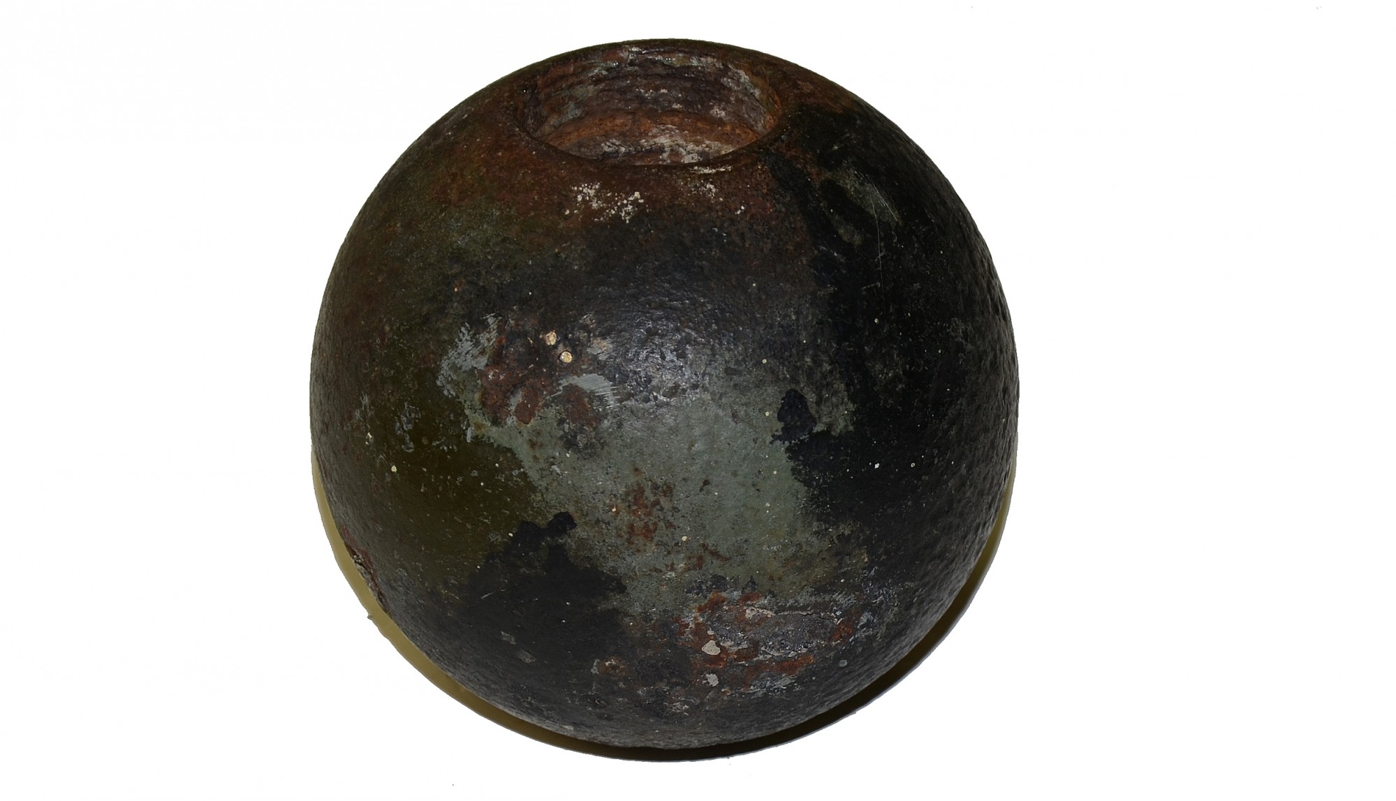US 12-POUND SPHERICAL BORMAN FUSE SHELL — Horse Soldier