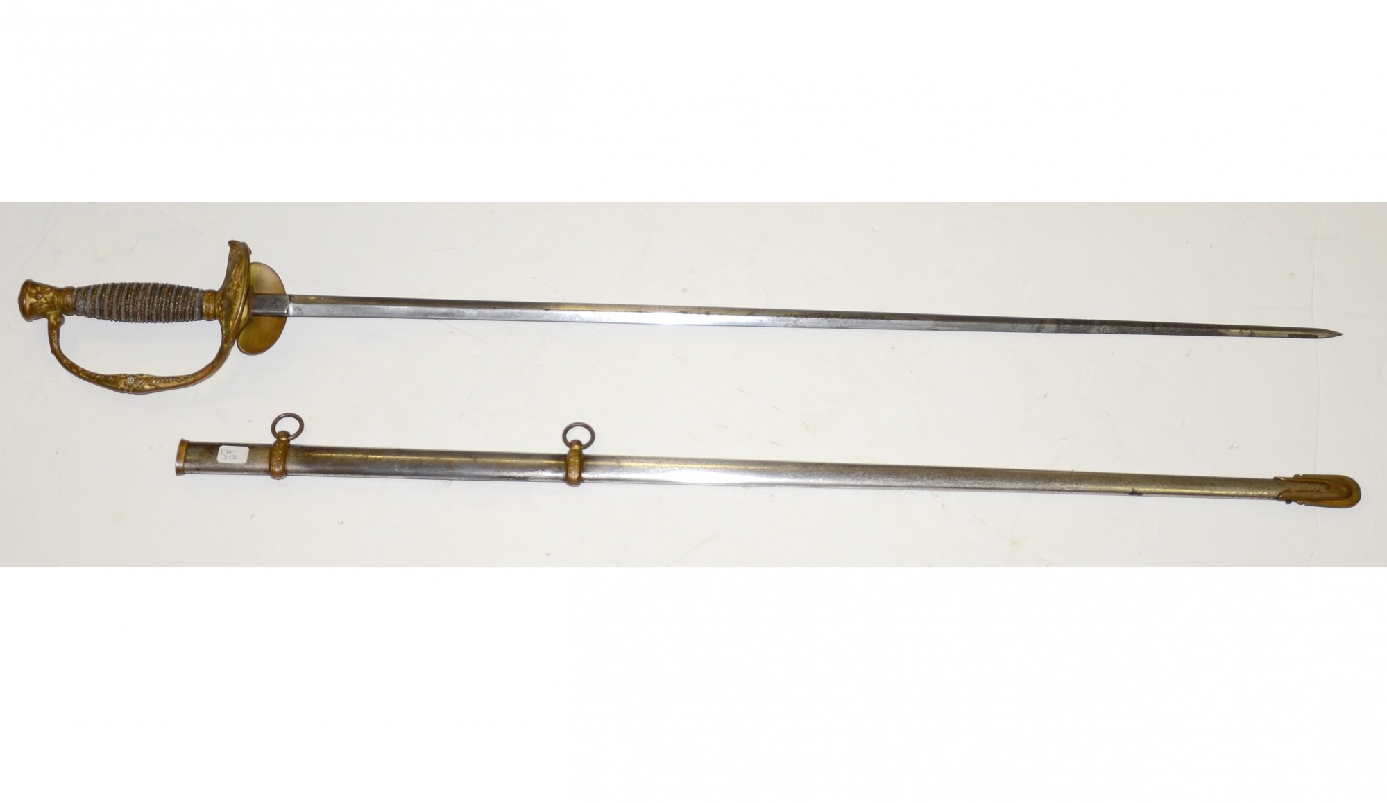 MODEL 1860 FIELD & STAFF OFFICERS SWORD WITH PRESENTATION DATED 1872 ...