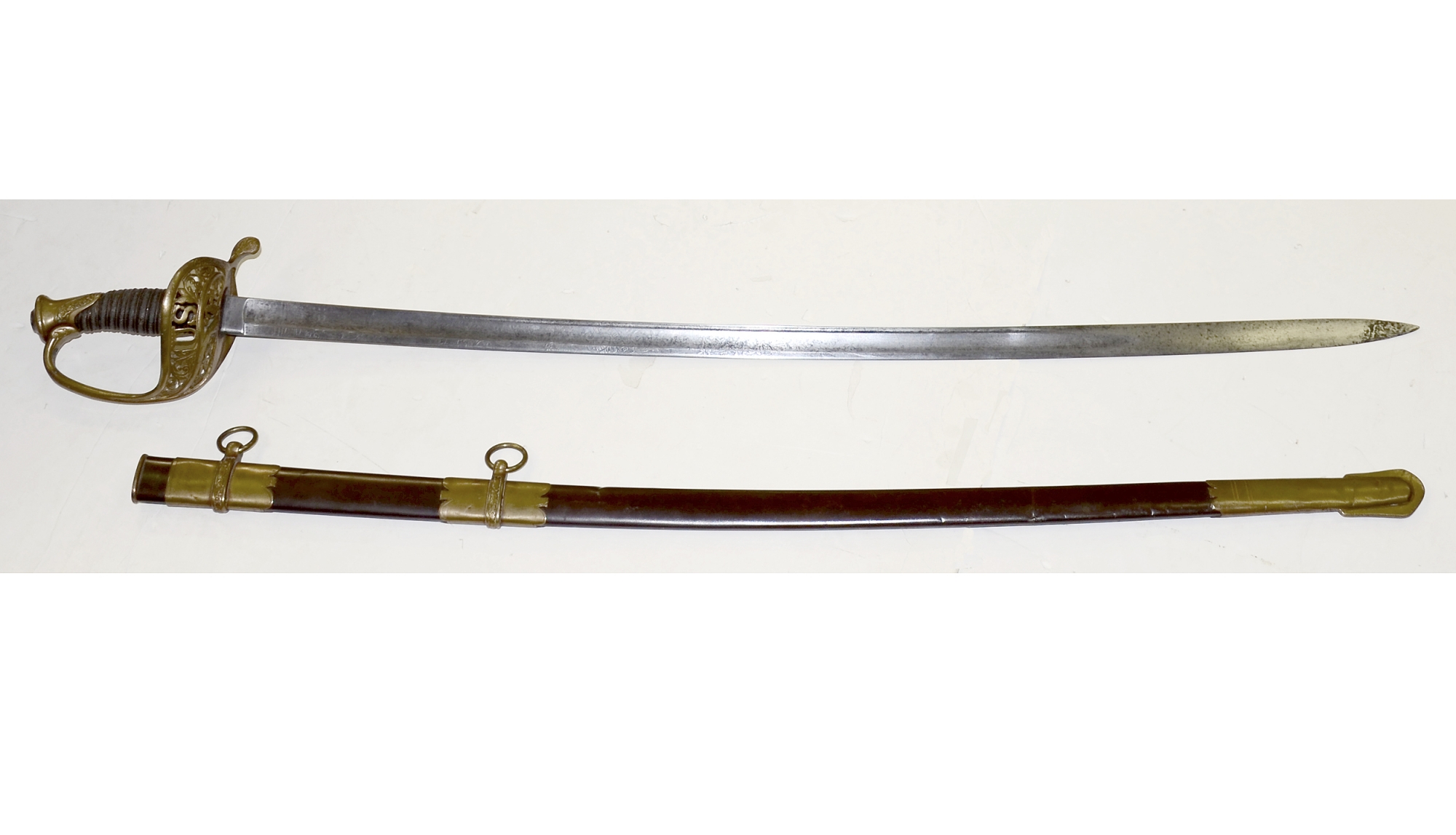 M1850 OFFICER’S STAFF AND FIELD SWORD BY HORSTMANN — Horse Soldier