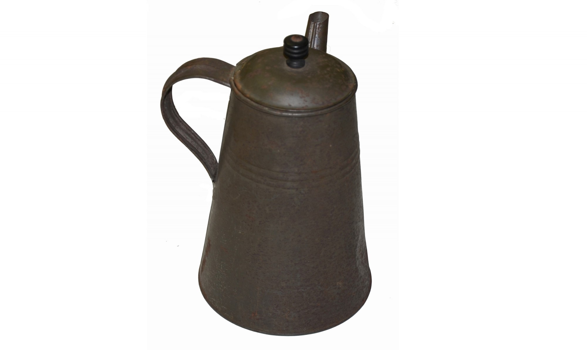 TIN COFFEE POT, CIVIL WAR ERA — Horse Soldier