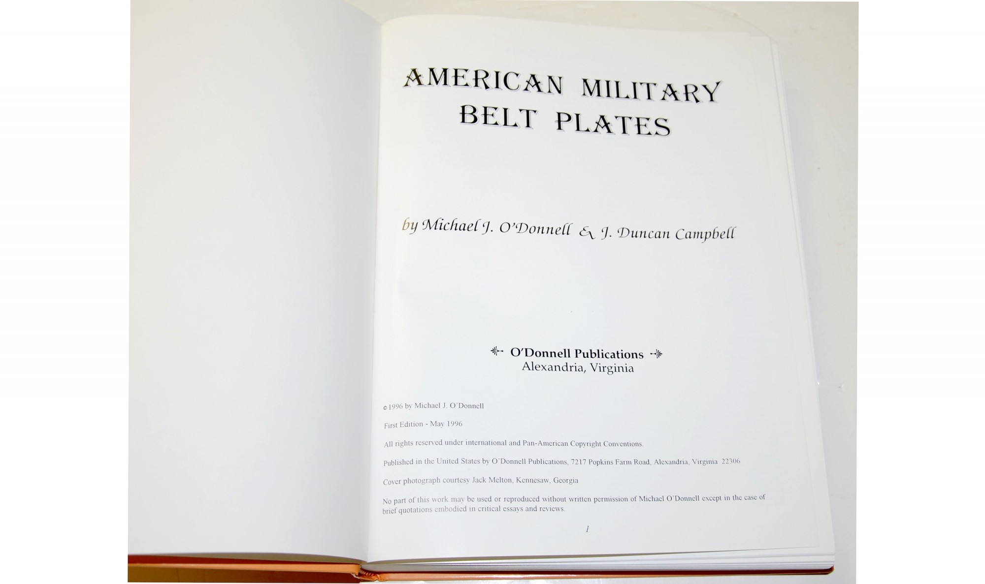AMERICAN MILITARY BELT PLATES BY O’DONNELL & CAMPBELL — Horse Soldier