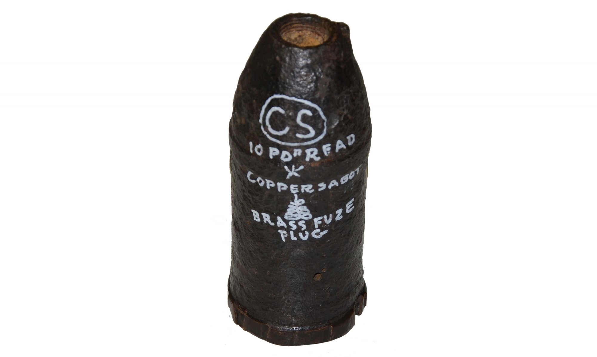 CONFEDERATE 3-INCH READ SIDE LOADING SHELL FROM GETTYSBURG — Horse Soldier