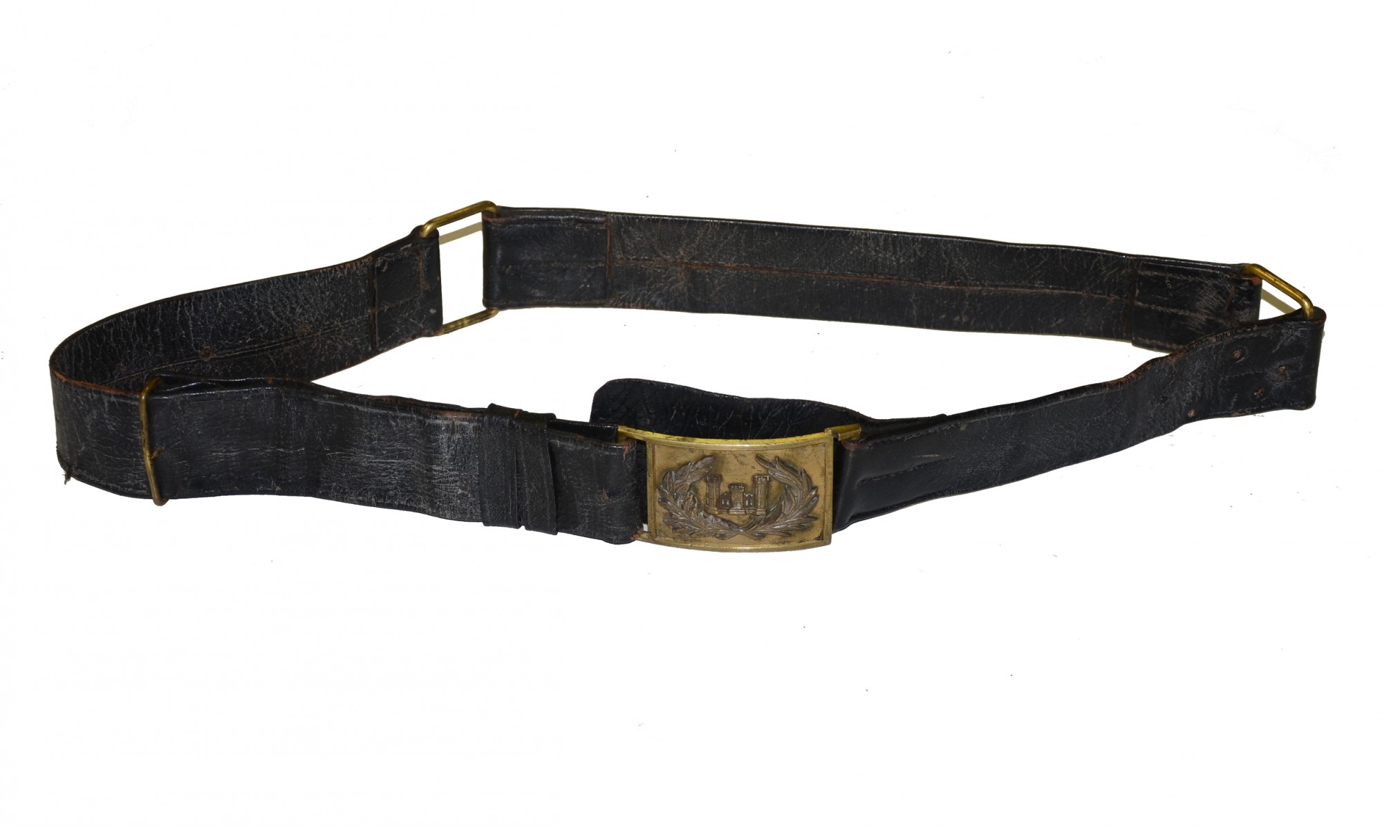 VERY RARE 1839 PATTERN VARIANT ENGINEER PLATE & BELT — Horse Soldier