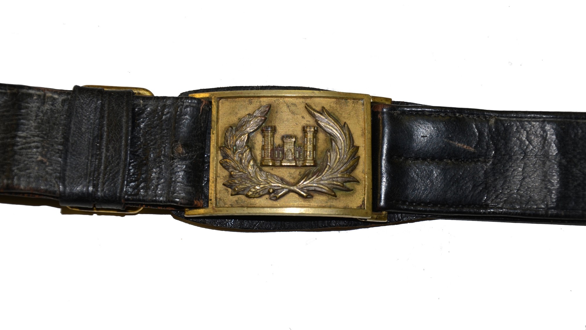 VERY RARE 1839 PATTERN VARIANT ENGINEER PLATE & BELT — Horse Soldier