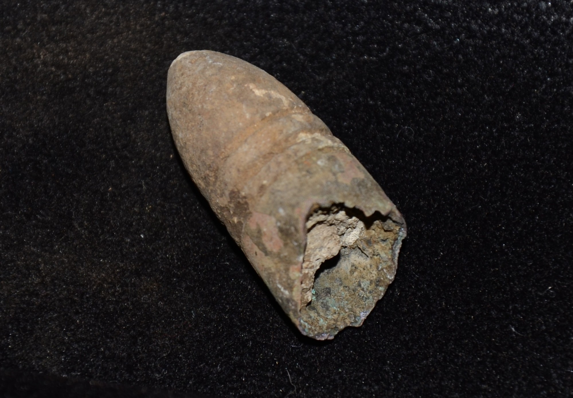 US .52 CAL. SPENCER BULLET WITH CARTRIDGE REMAINS RECOVERED ON EAST ...