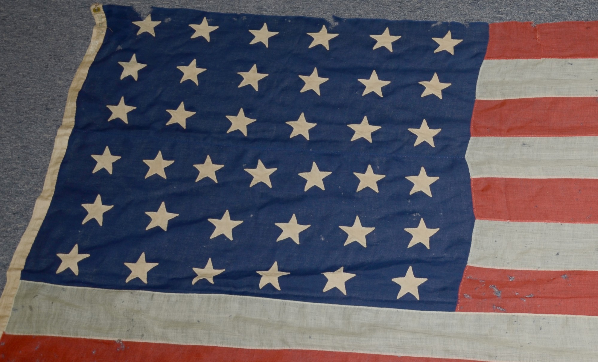 37 STAR US FLAG USED FROM 1867-1877 — Horse Soldier