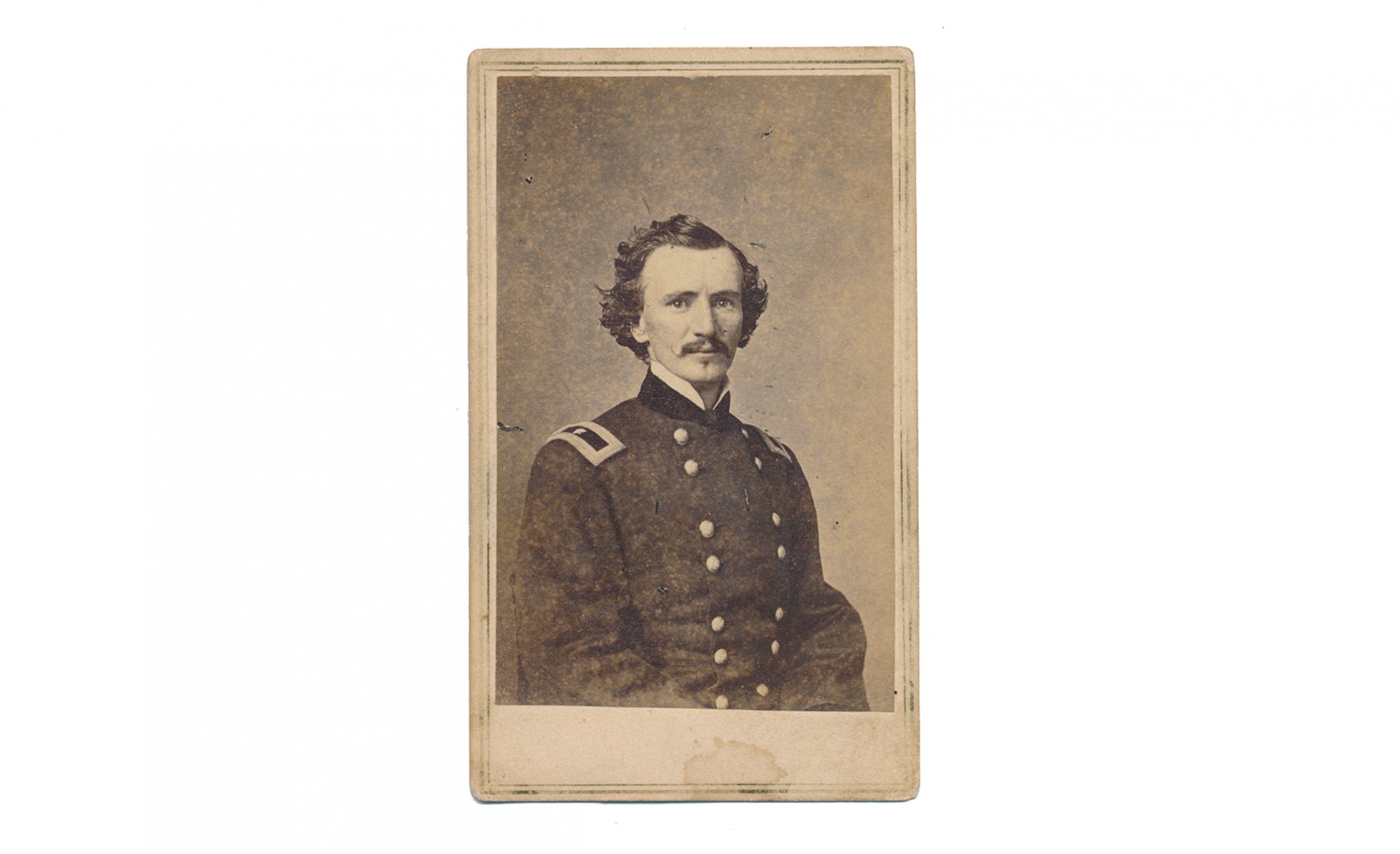 CDV OF US GENERAL JOSEPH JACKSON BARTLETT — Horse Soldier