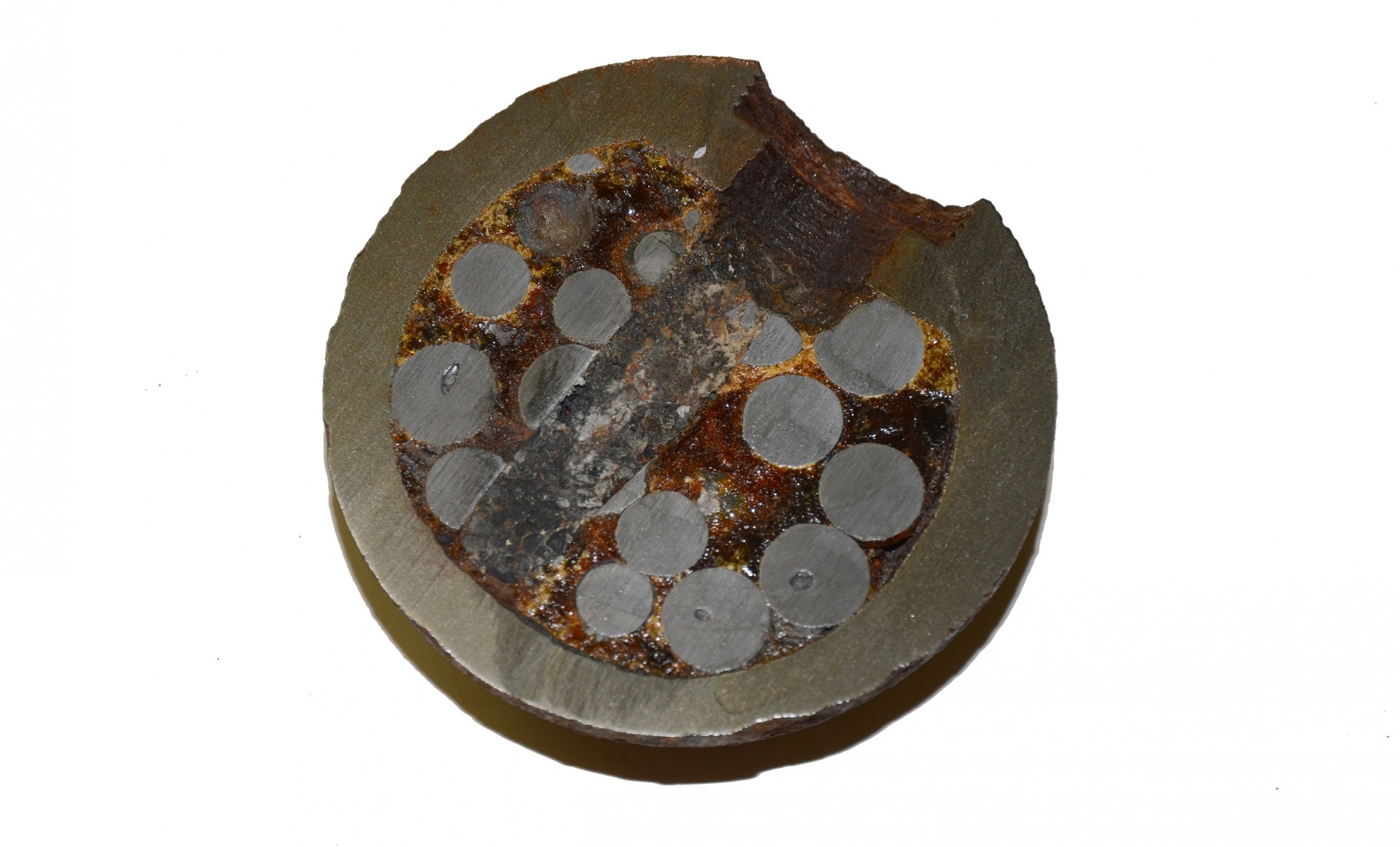 SECTIONED US 12 POUND SPHERICAL CASE SHOT — Horse Soldier