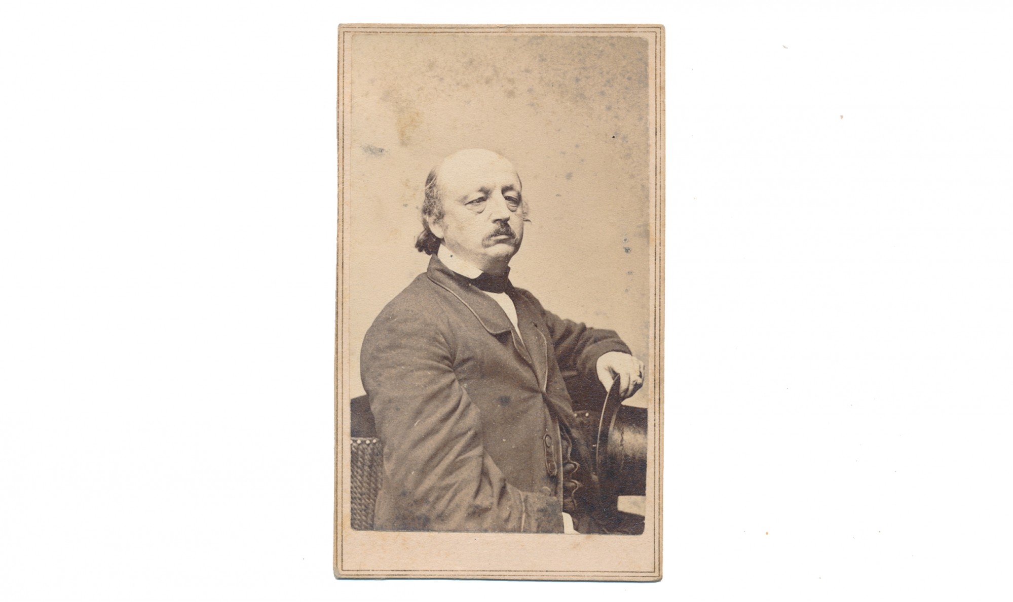 CDV OF GENERAL BENJAMIN “BEAST” BUTLER — Horse Soldier