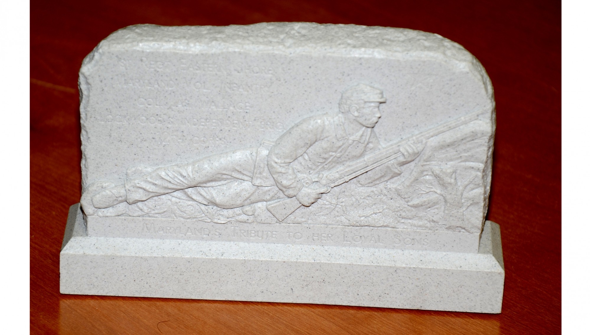 RESIN MINIATURE OF THE 1ST MARYLAND (US) INFANTRY MONUMENT AT ...