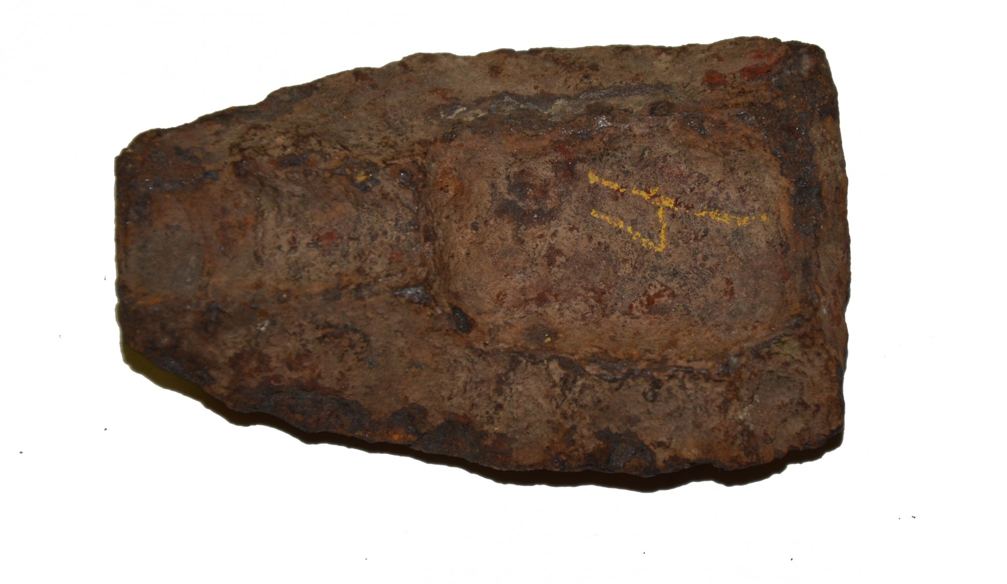 US/CS 3 INCH PARROTT/READ SHELL FRAGMENT RECOVERED AT GETTYSBURG ...