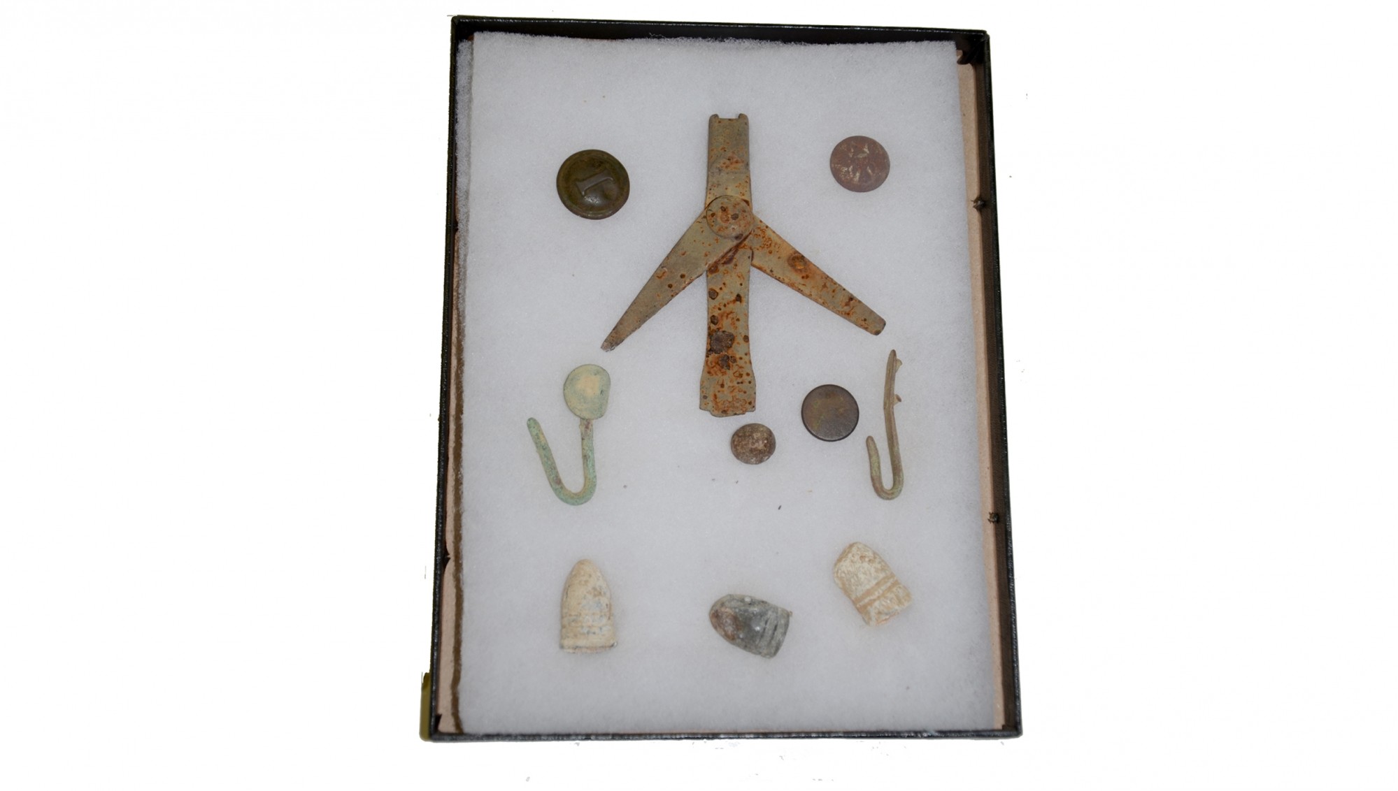 GETTYSBURG TEN PIECE RELIC DISPLAY — Horse Soldier