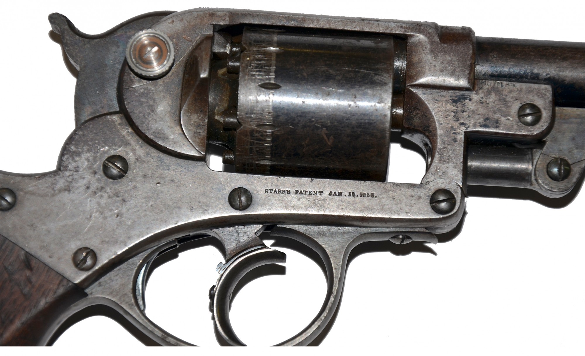 ORIGINAL ‘STARR’ DOUBLE ACTION MODEL 1858 PERCUSSION ARMY REVOLVER ...
