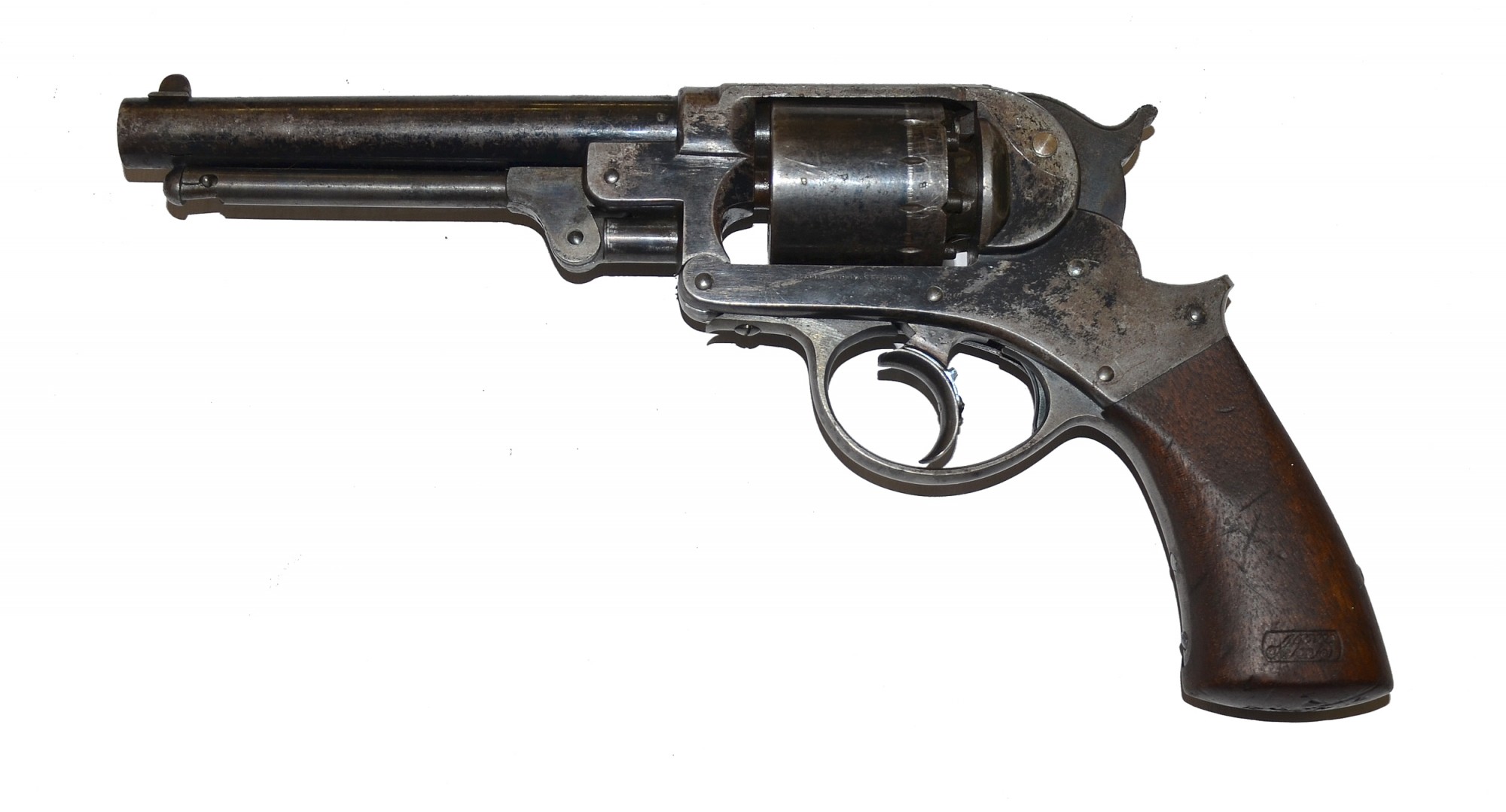 ORIGINAL ‘STARR’ DOUBLE ACTION MODEL 1858 PERCUSSION ARMY REVOLVER ...
