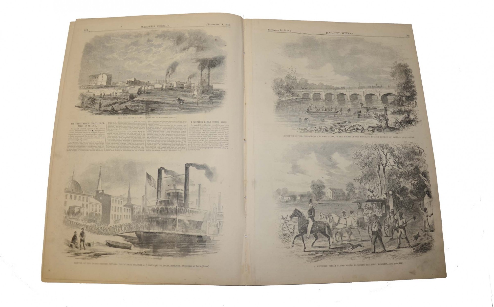 HARPER’S WEEKLY, NEW YORK, SEPTEMBER 14, 1861 – BOMBARDMENT OF FT ...