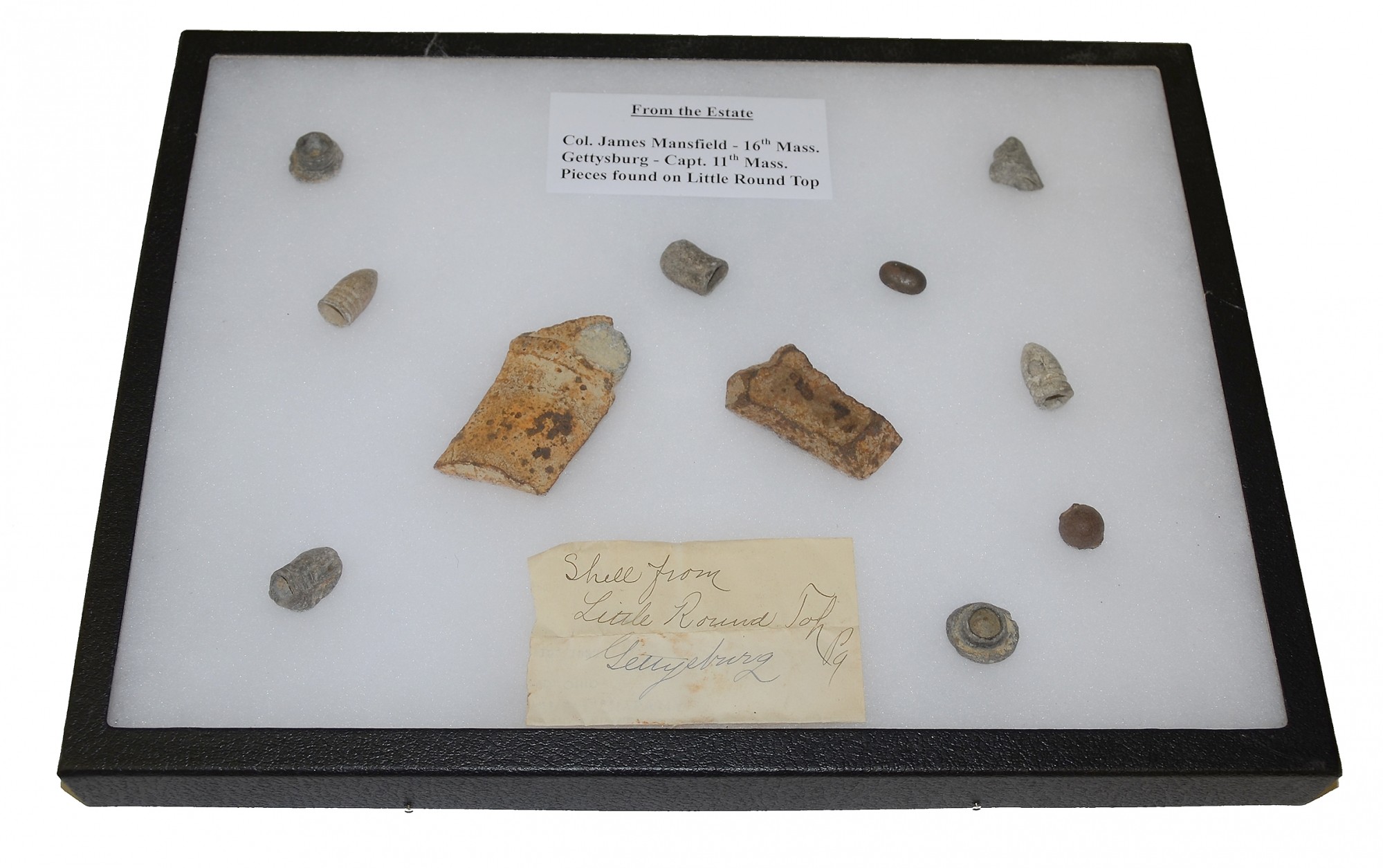 GETTYSBURG RELICS PICKED UP BY VETERAN — Horse Soldier