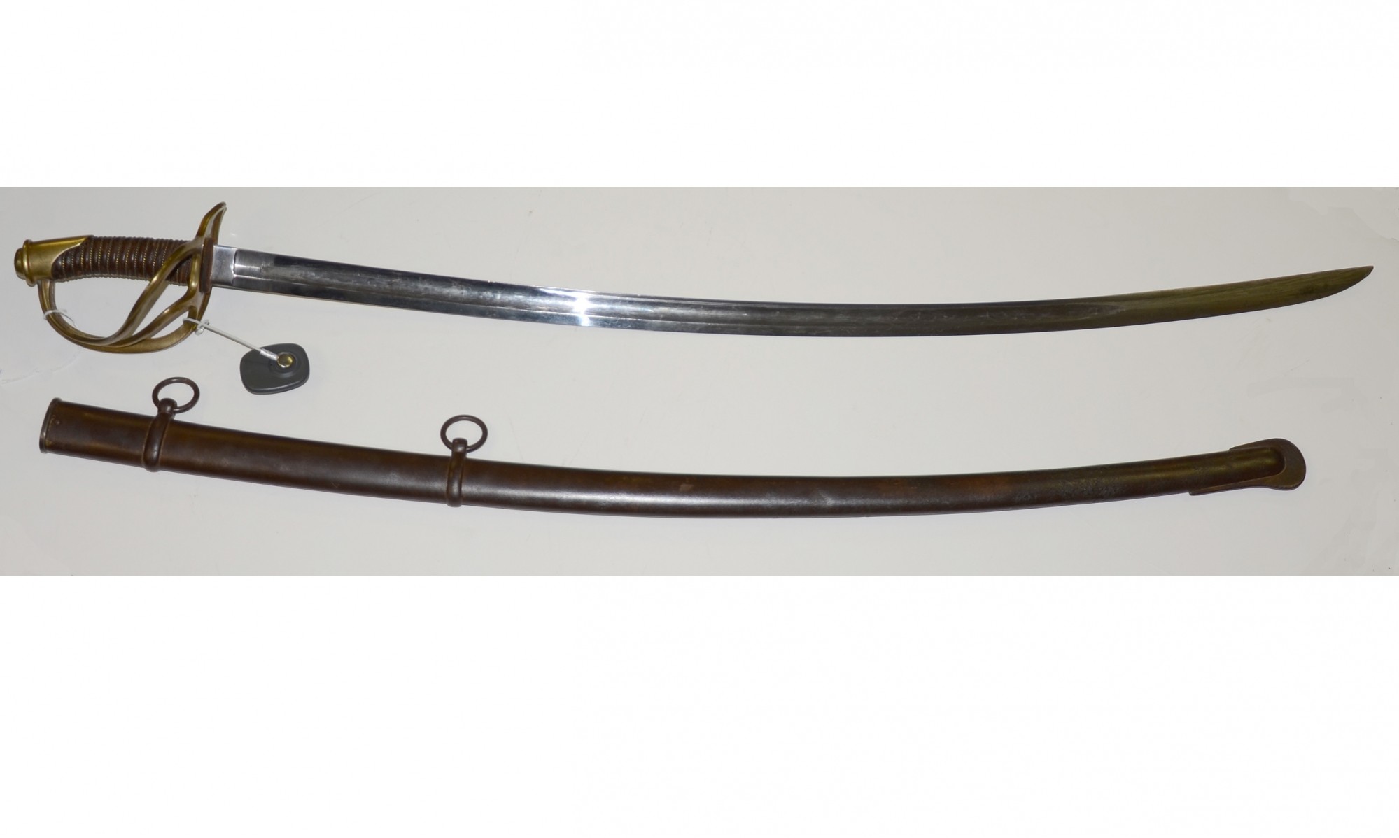 FINE IMPORTED M1840 ENLISTED CAVALRY SABER AND SCABBARD — Horse Soldier