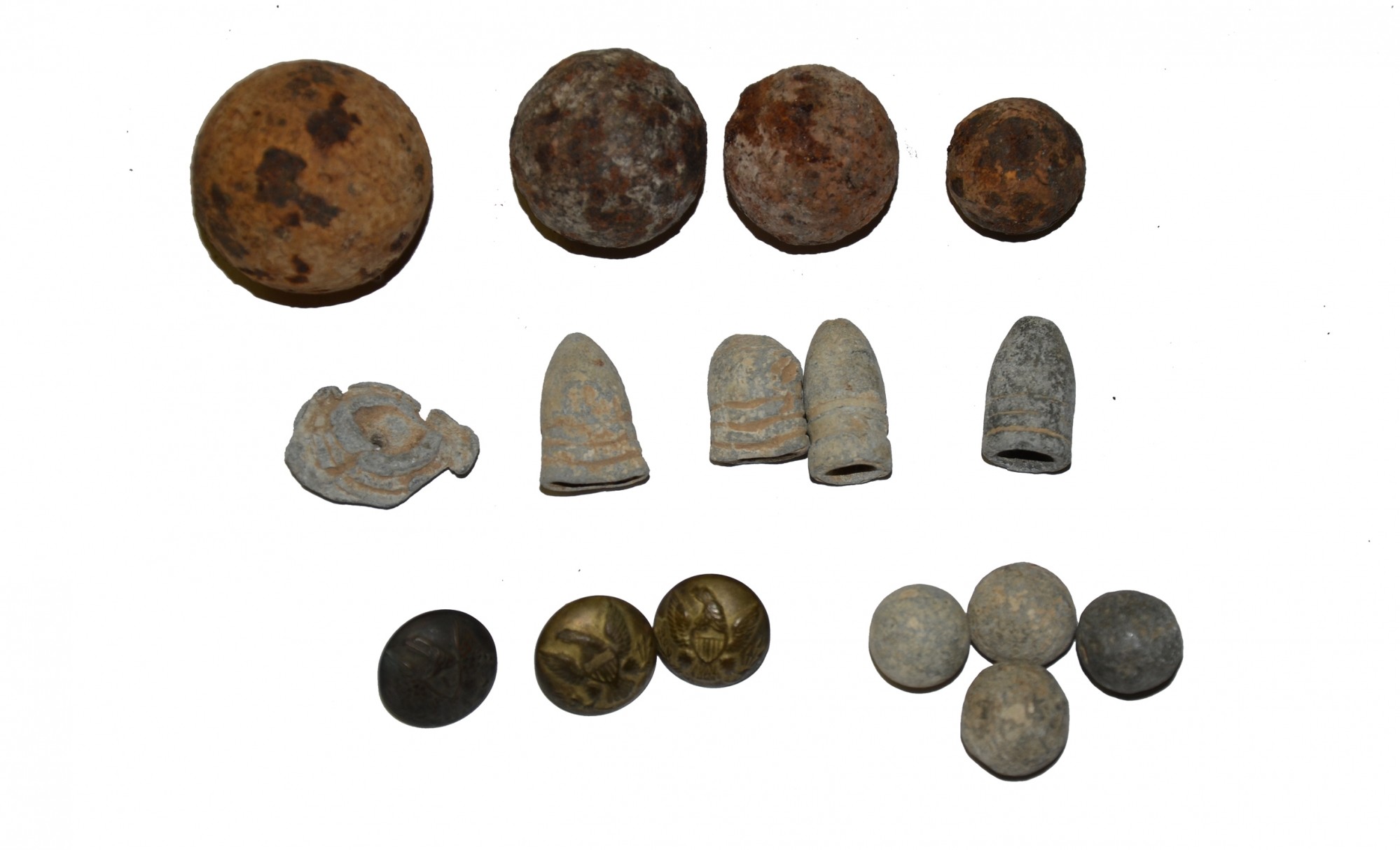 TWICE-FOUND, EARLY GETTYSBURG BATTLEFIELD PICK-UP RELICS — Horse Soldier
