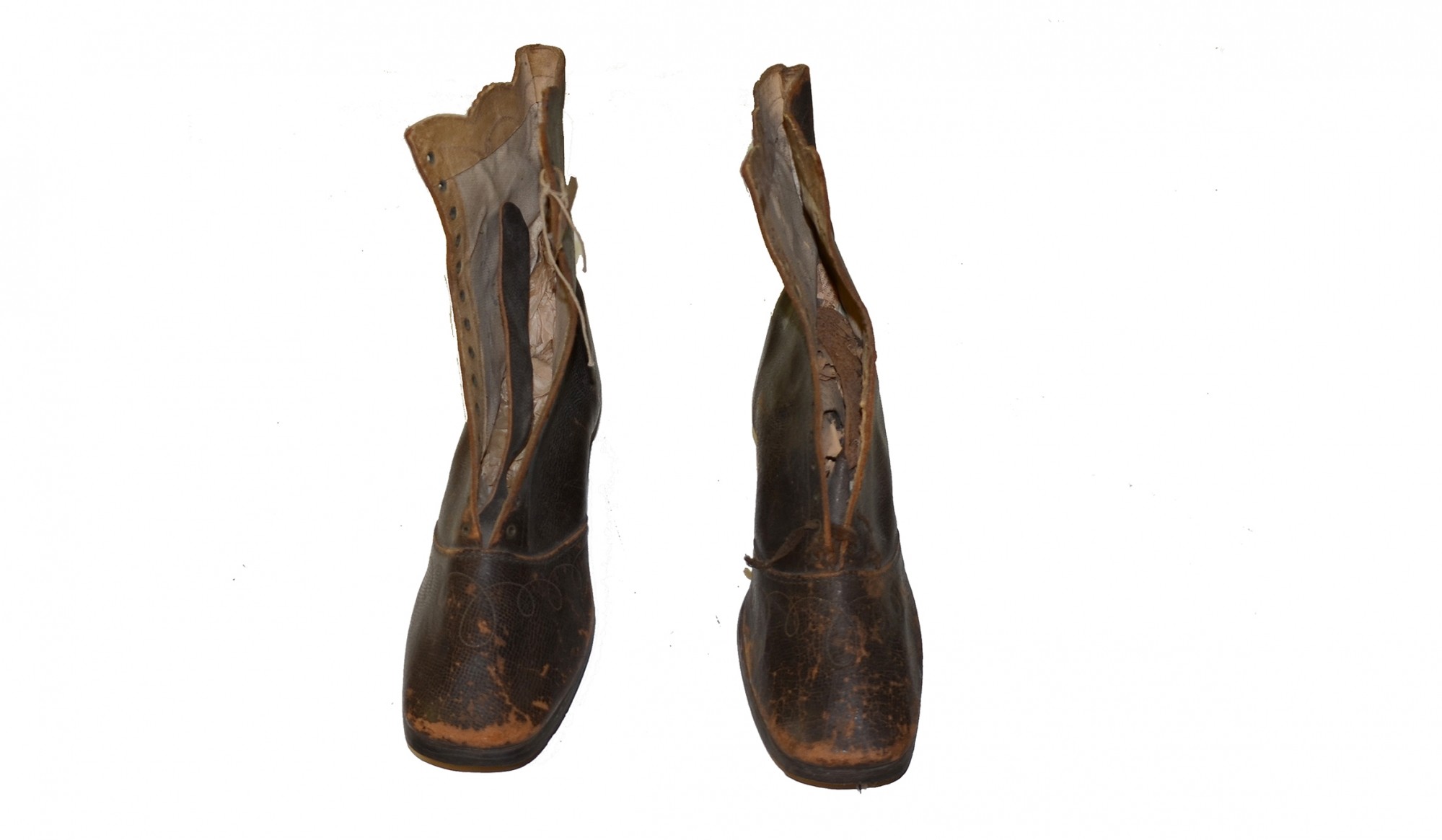 WOMEN’S HIGH TOP LEATHER BOOTS, CIRCA 1860’S — Horse Soldier