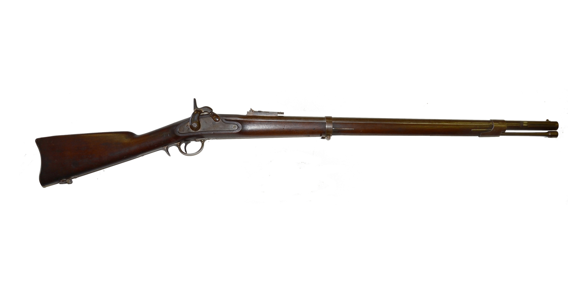 FINE WHITNEY MODEL 1861 PERCUSSION NAVY ‘PLYMOUTH’ RIFLE — Horse Soldier