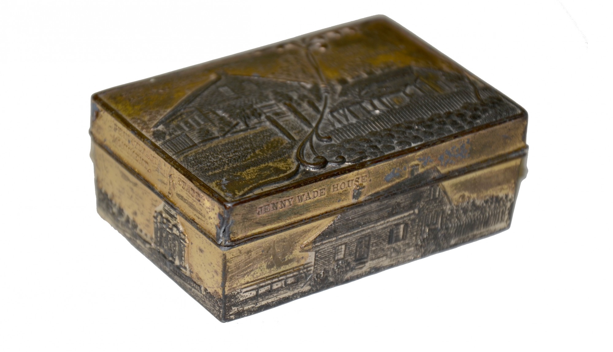 JENNIE WADE MUSEUM SOUVENIR JEWLERY BOX — Horse Soldier