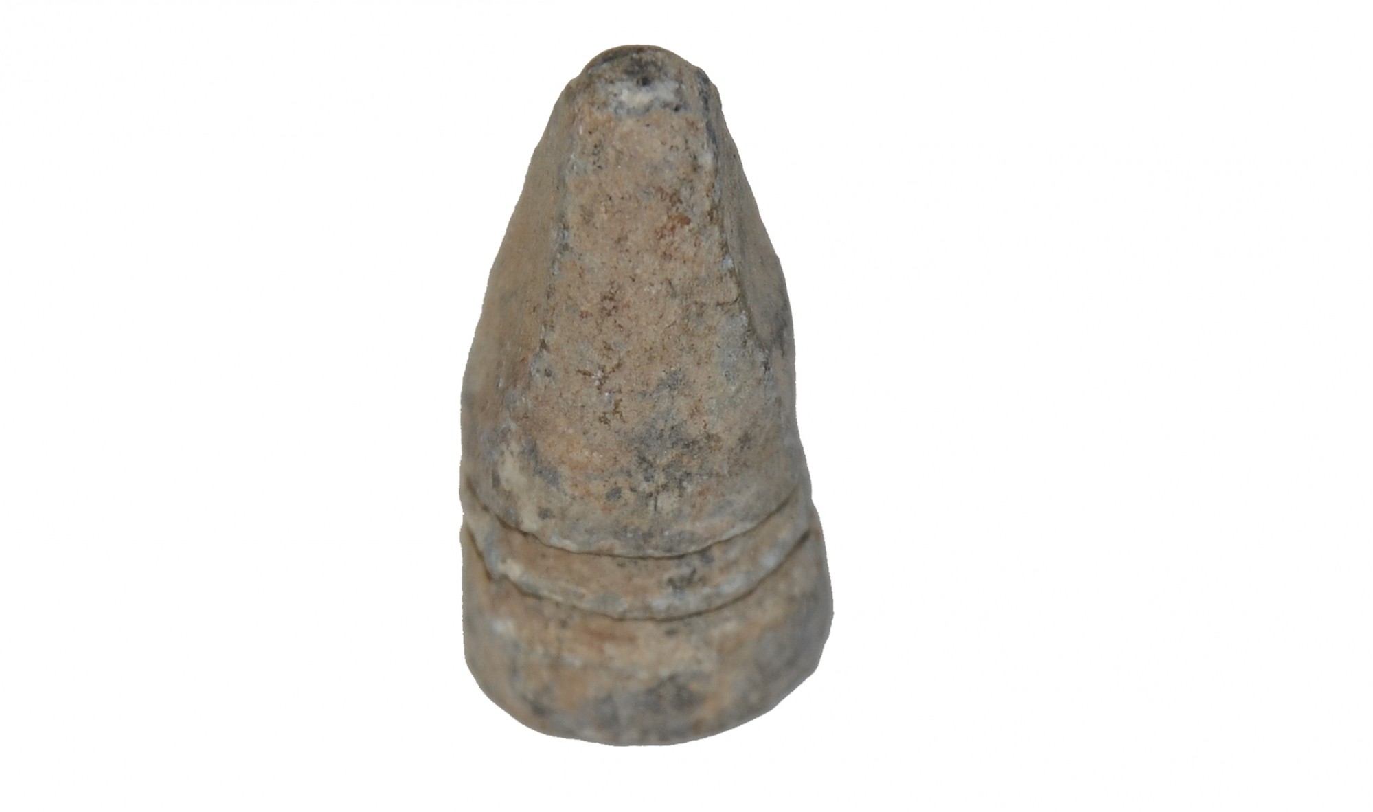 CARVED CS .58 CAL. GARDNER PATENT MINIE BALL RECOVERED AT THE ROSE FARM ...
