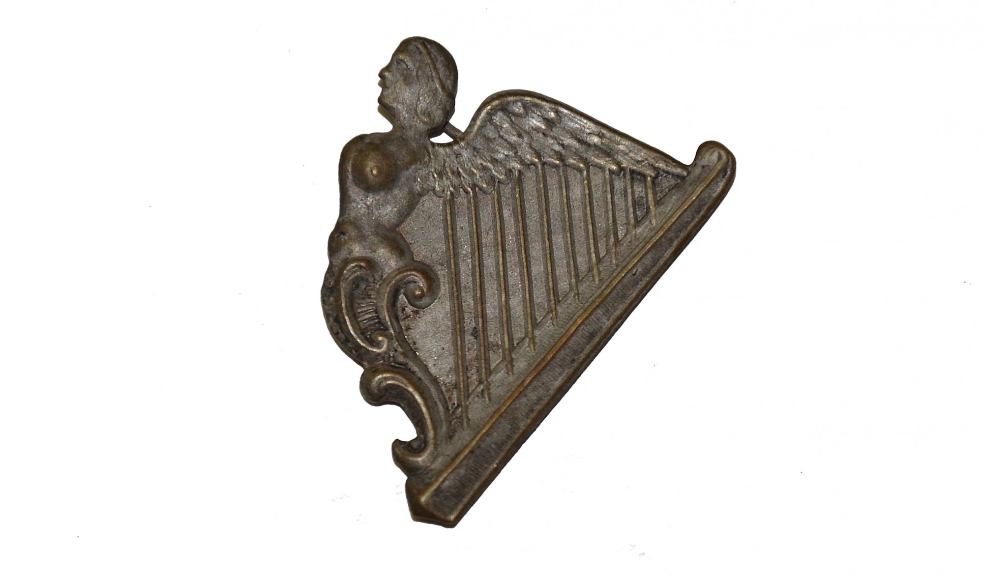 CIVIL WAR PERIOD IRISH HARP INSIGNIA — Horse Soldier