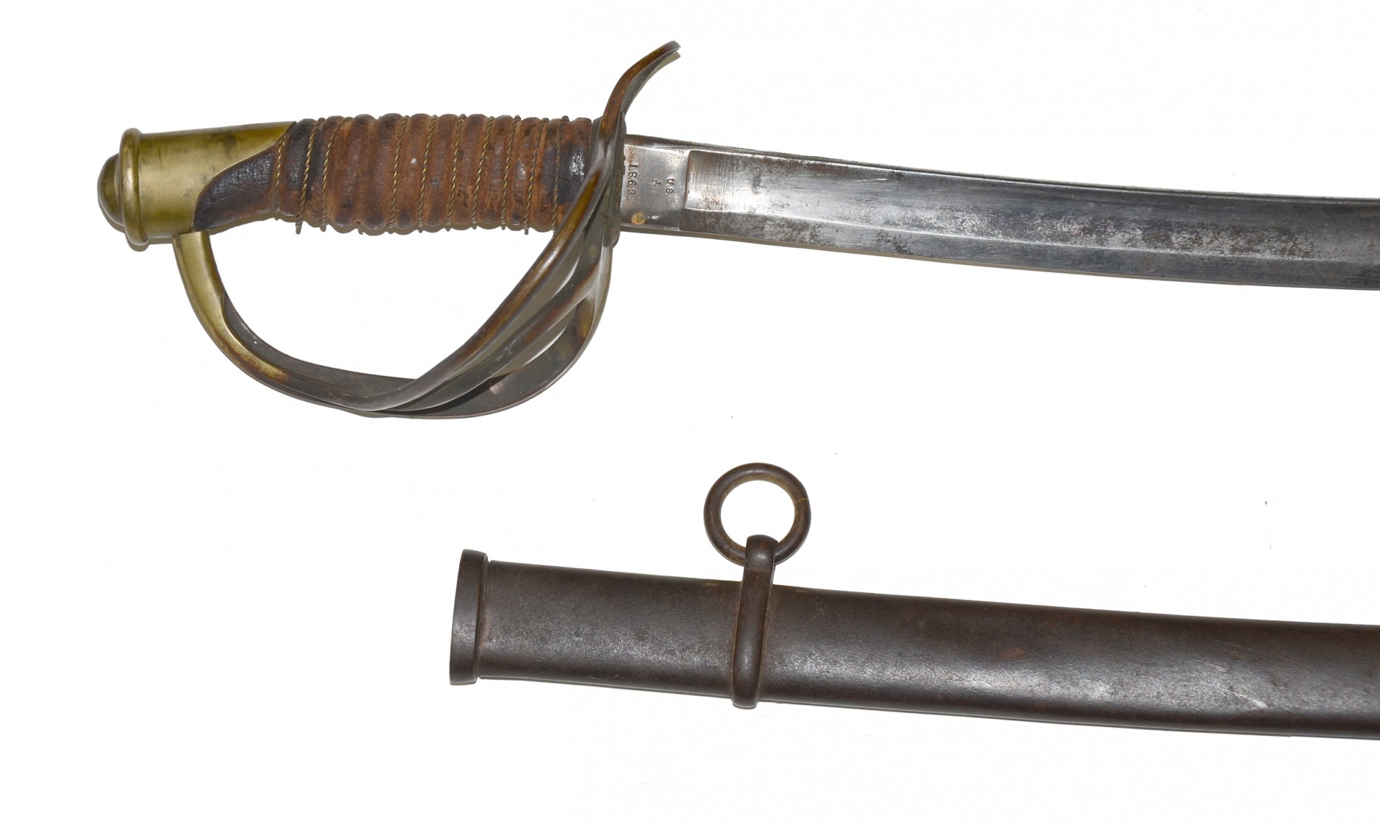 US MODEL 1860 CAVALRY SABRE FROM THE JENNIE WADE MUSEUM IN GETTYSBURG ...