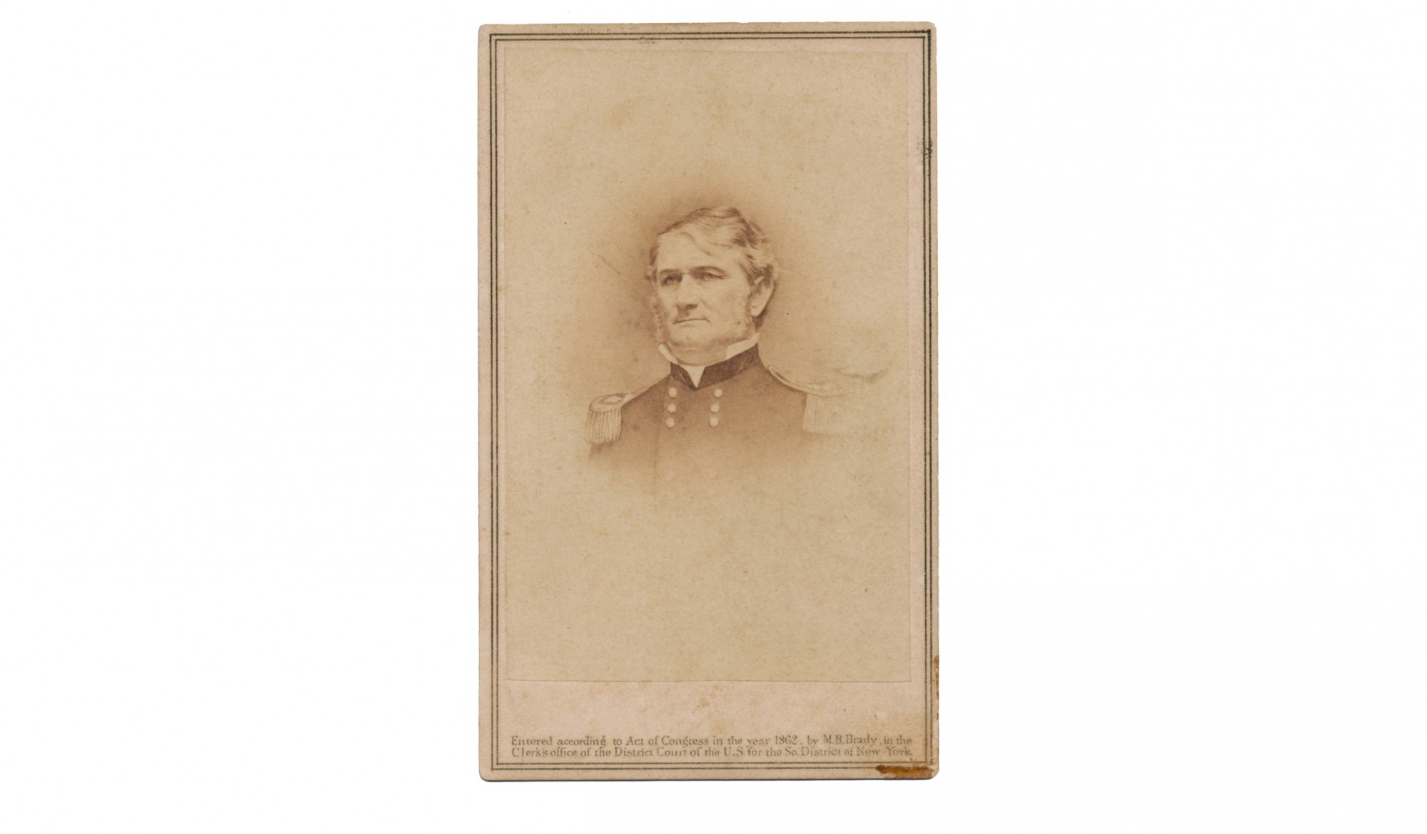 CDV WARTIME LITHOGRAPH OF CONFEDERATE GENERAL LEONIDAS POLK — Horse Soldier