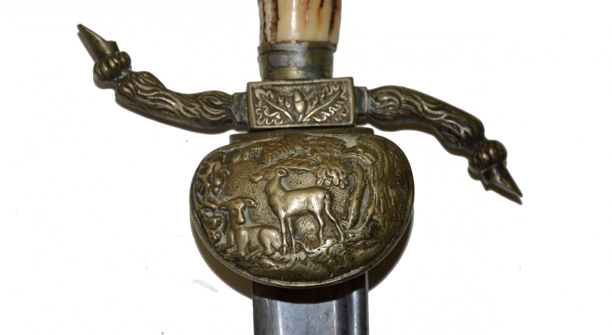 GERMAN HUNTING CLUB DRESS DAGGER & SCABBARD — Horse Soldier